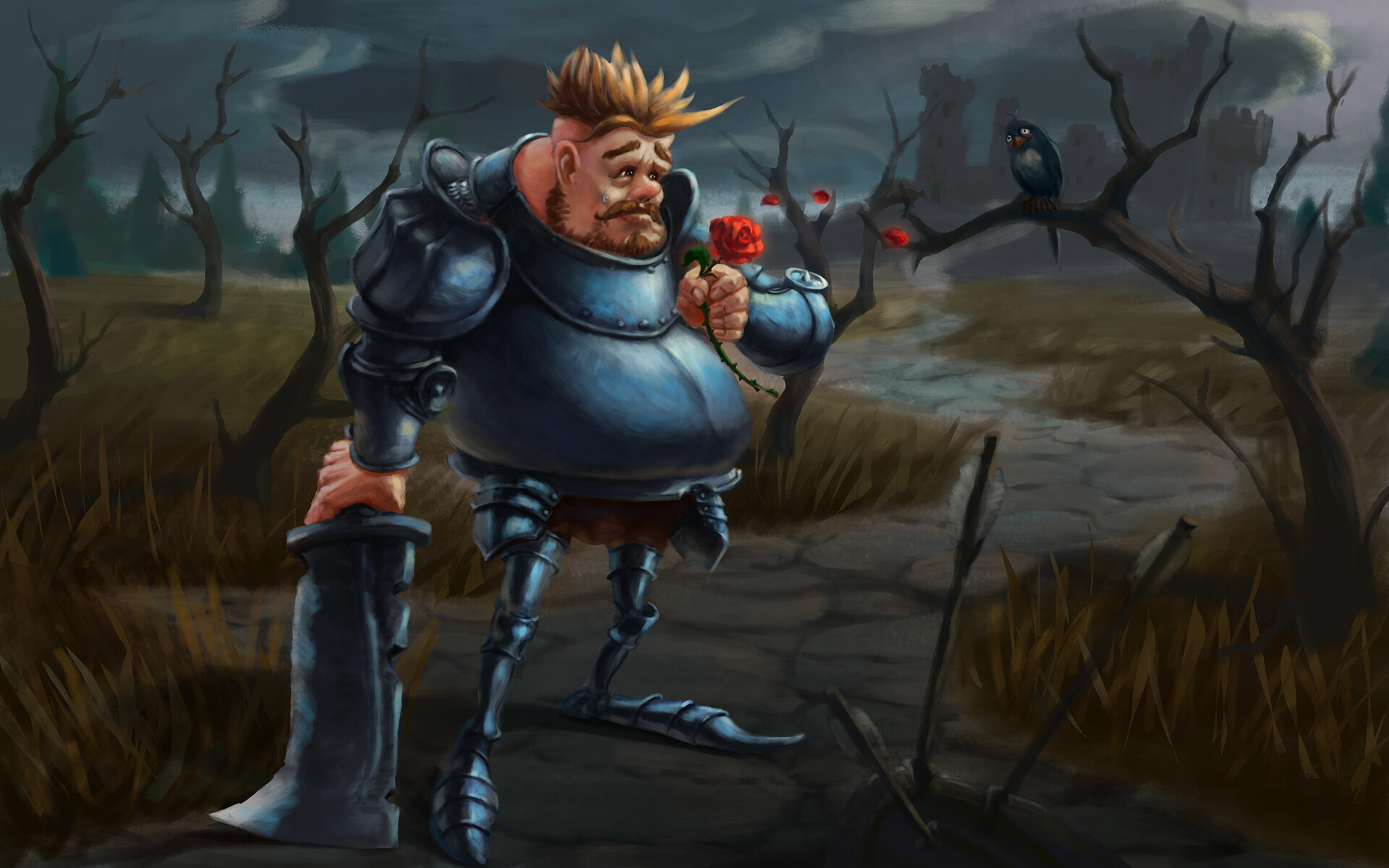 ArtStation - Sadly Knight