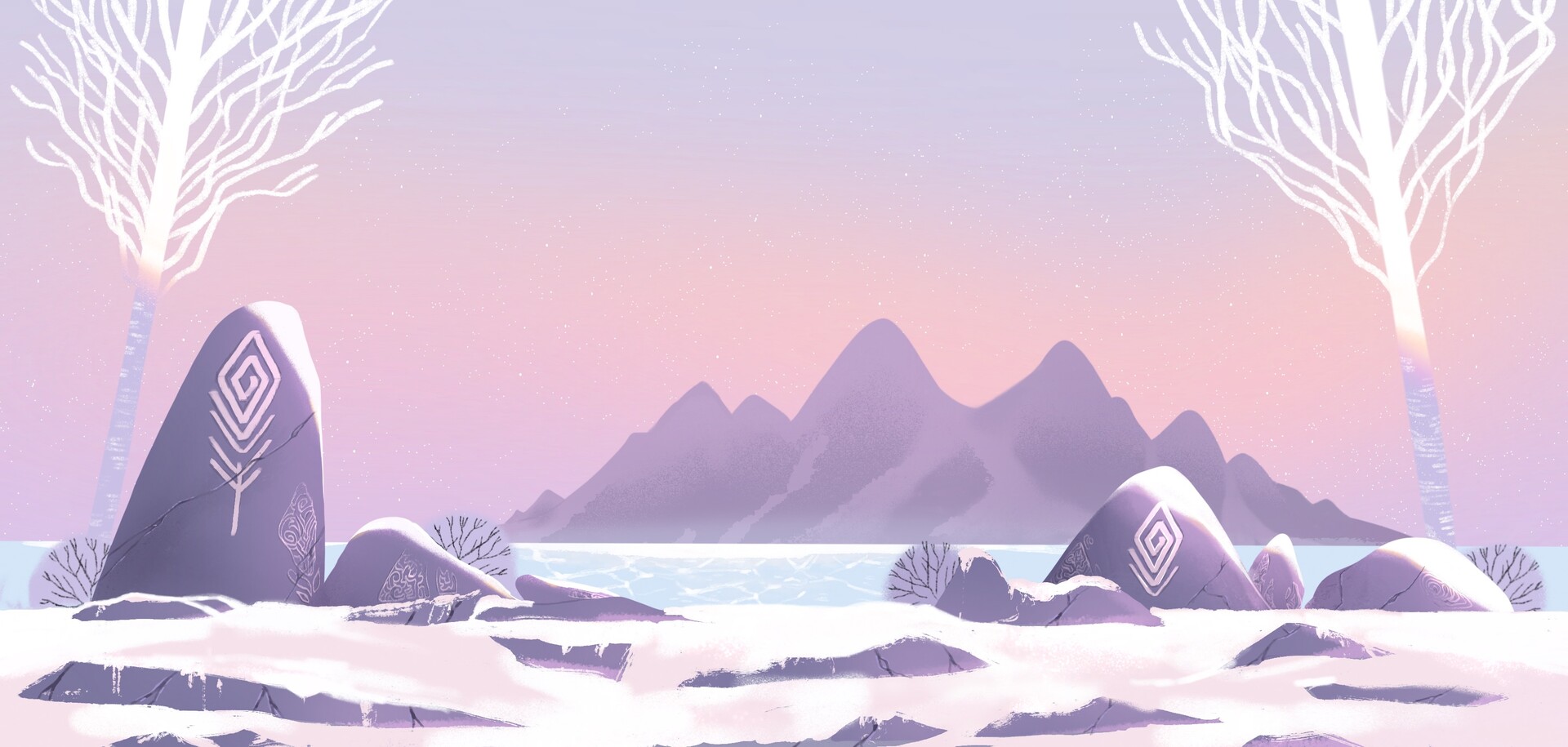 ArtStation - Winter morning