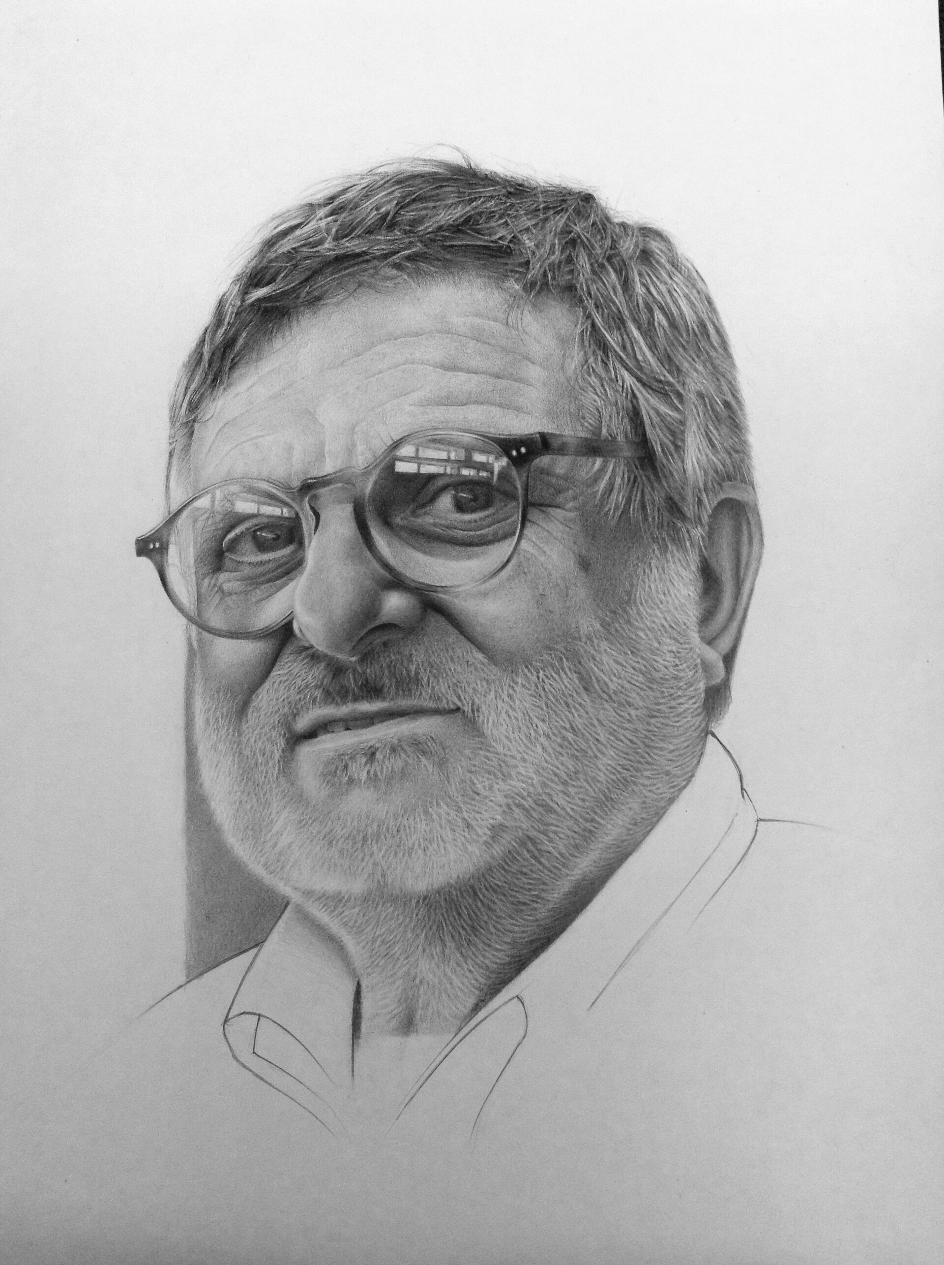 ArtStation - Portrait of Angelo - Pencil Drawing