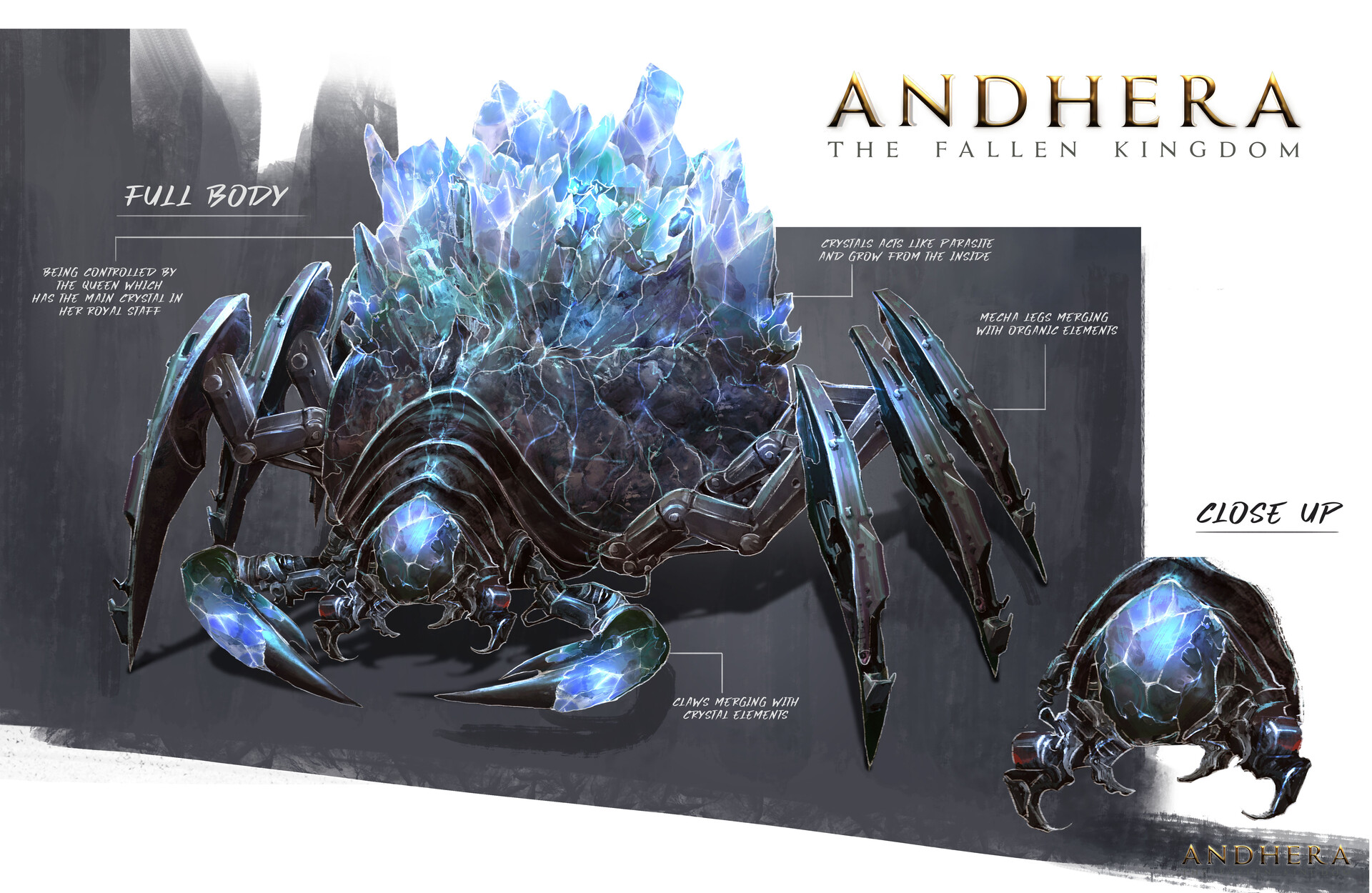 ArtStation - Andhera creature design