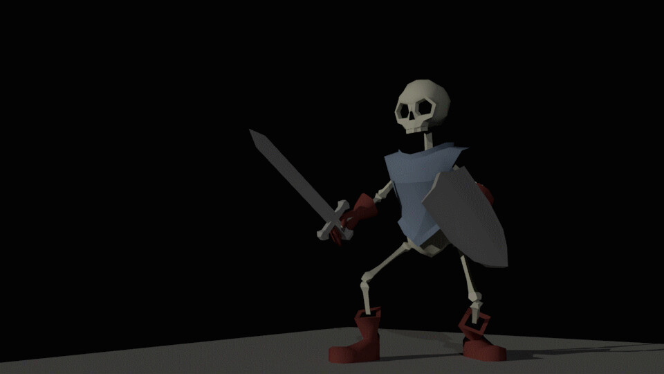 ArtStation - Wobbly Skeleton