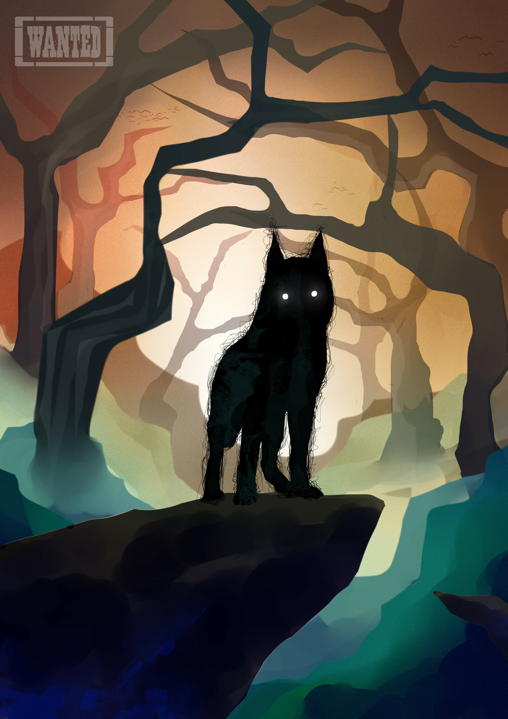 ArtStation - The haunted dog