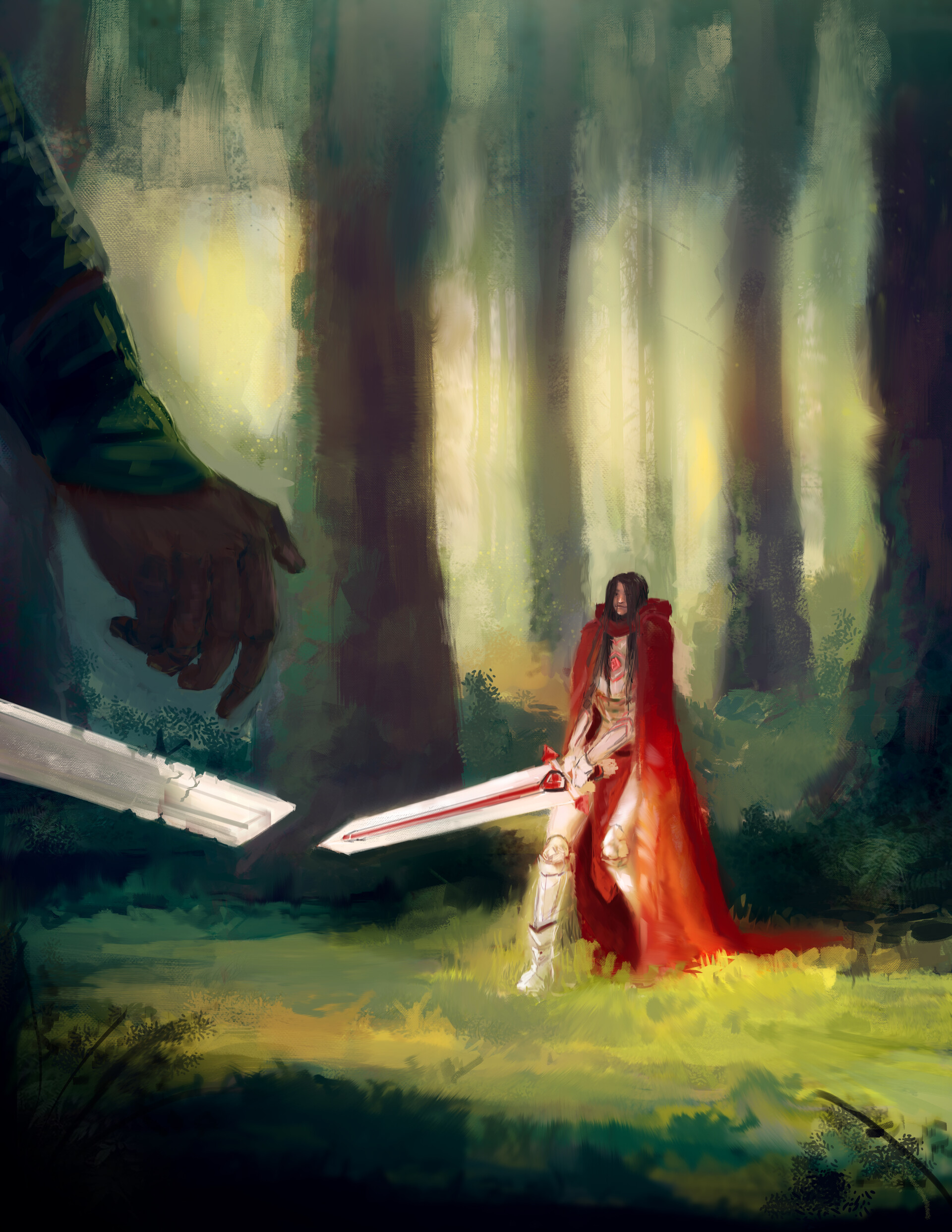 ArtStation - Red cape 2