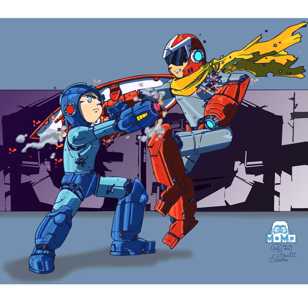 Megaman Nt Warrior Protoman Vs Megaman