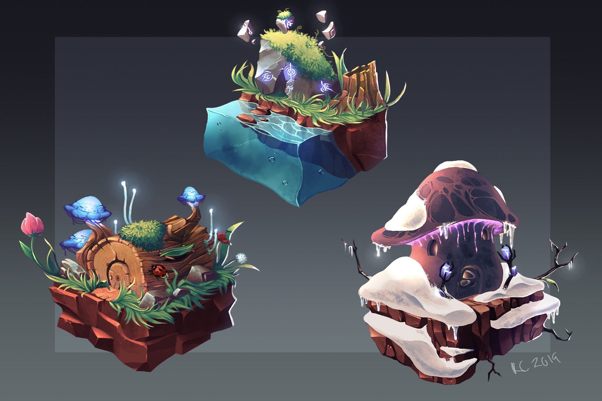 ArtStation - Fantasy Isometric Concepts