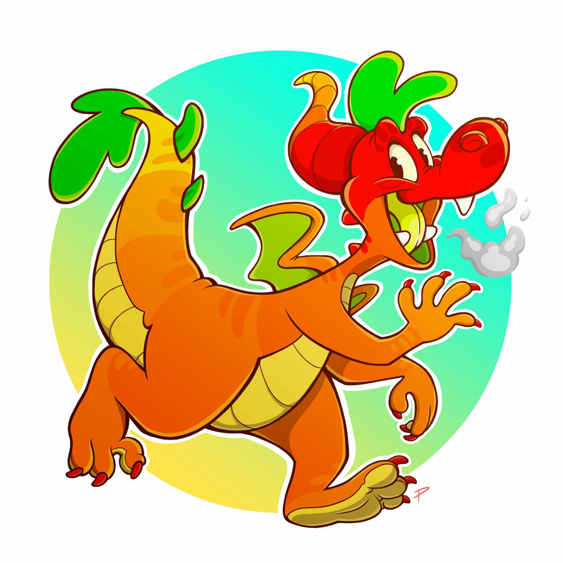 ArtStation - Hot Pepper Dragon