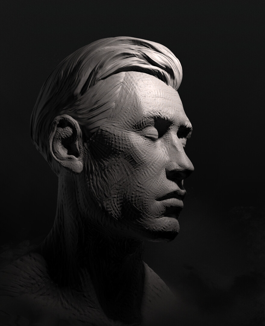 ArtStation - Head Speedsculpt 02