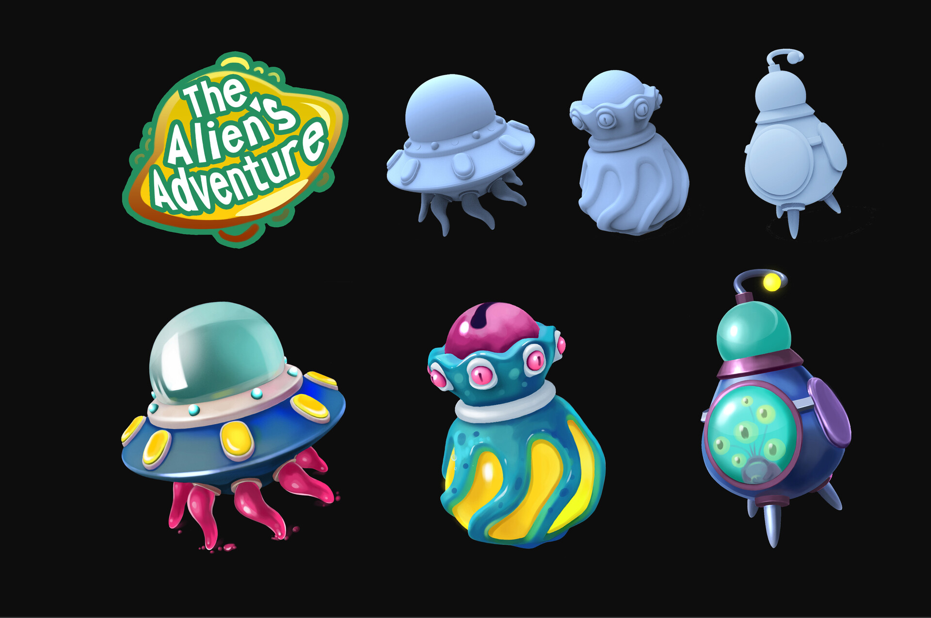 ArtStation - The Alien's props