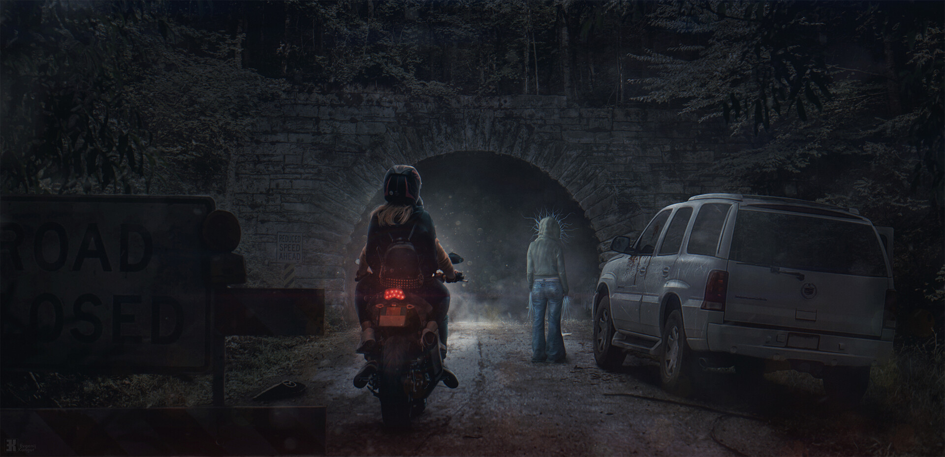Tunnel by Evgenij Kungur : r/ImaginaryHorrors