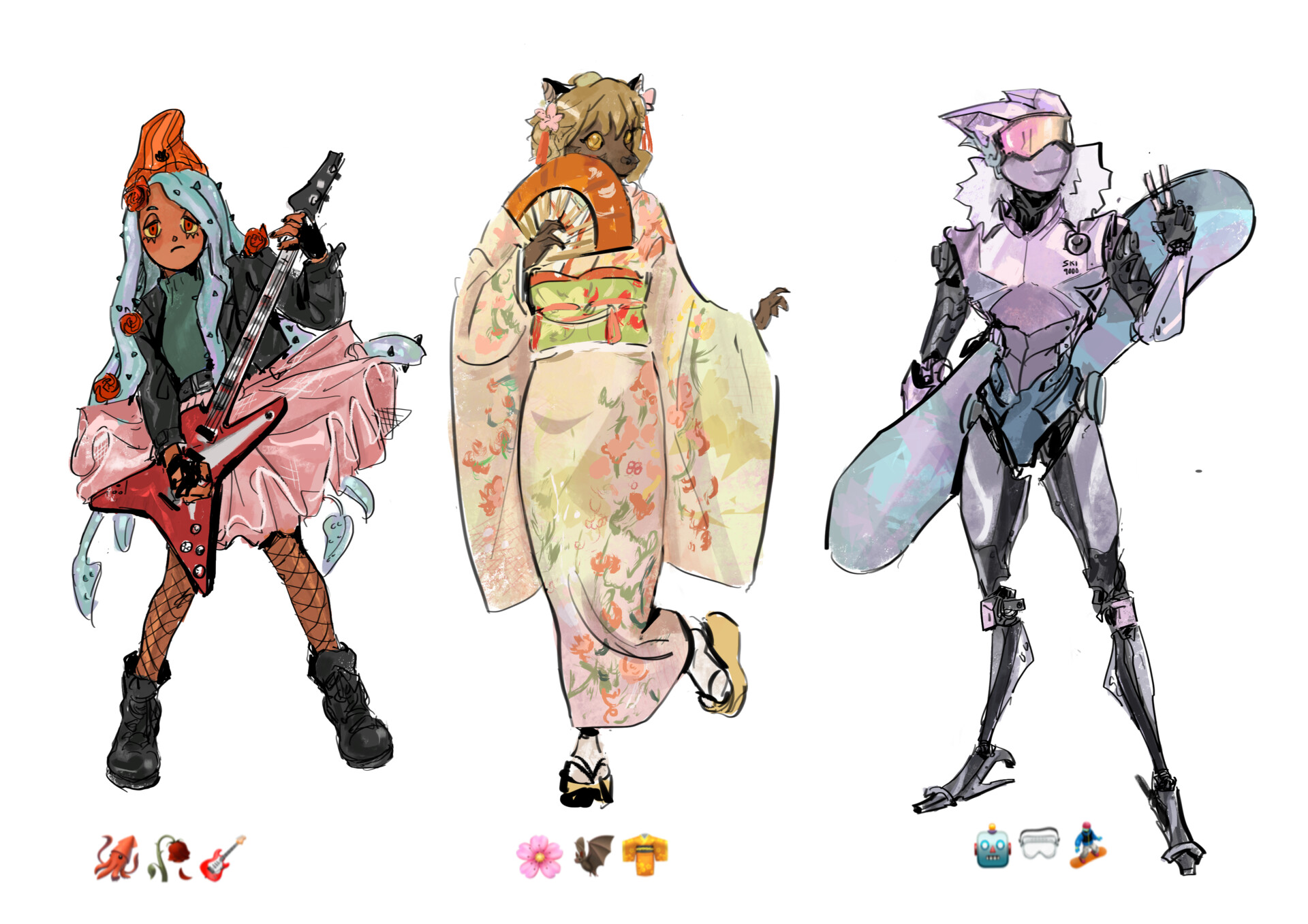 ArtStation - Emoji character design