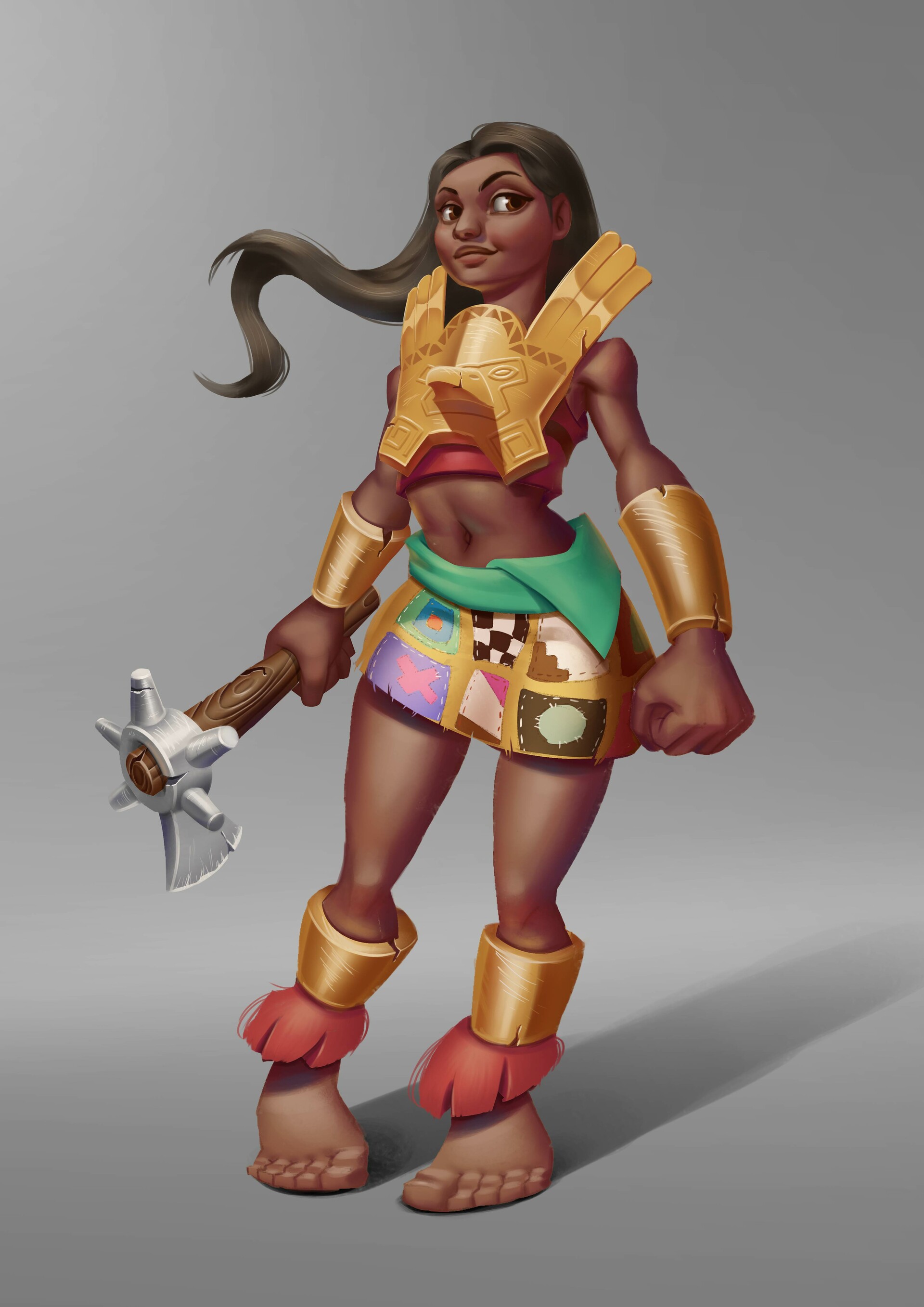 ArtStation - Killari Inca Warrior