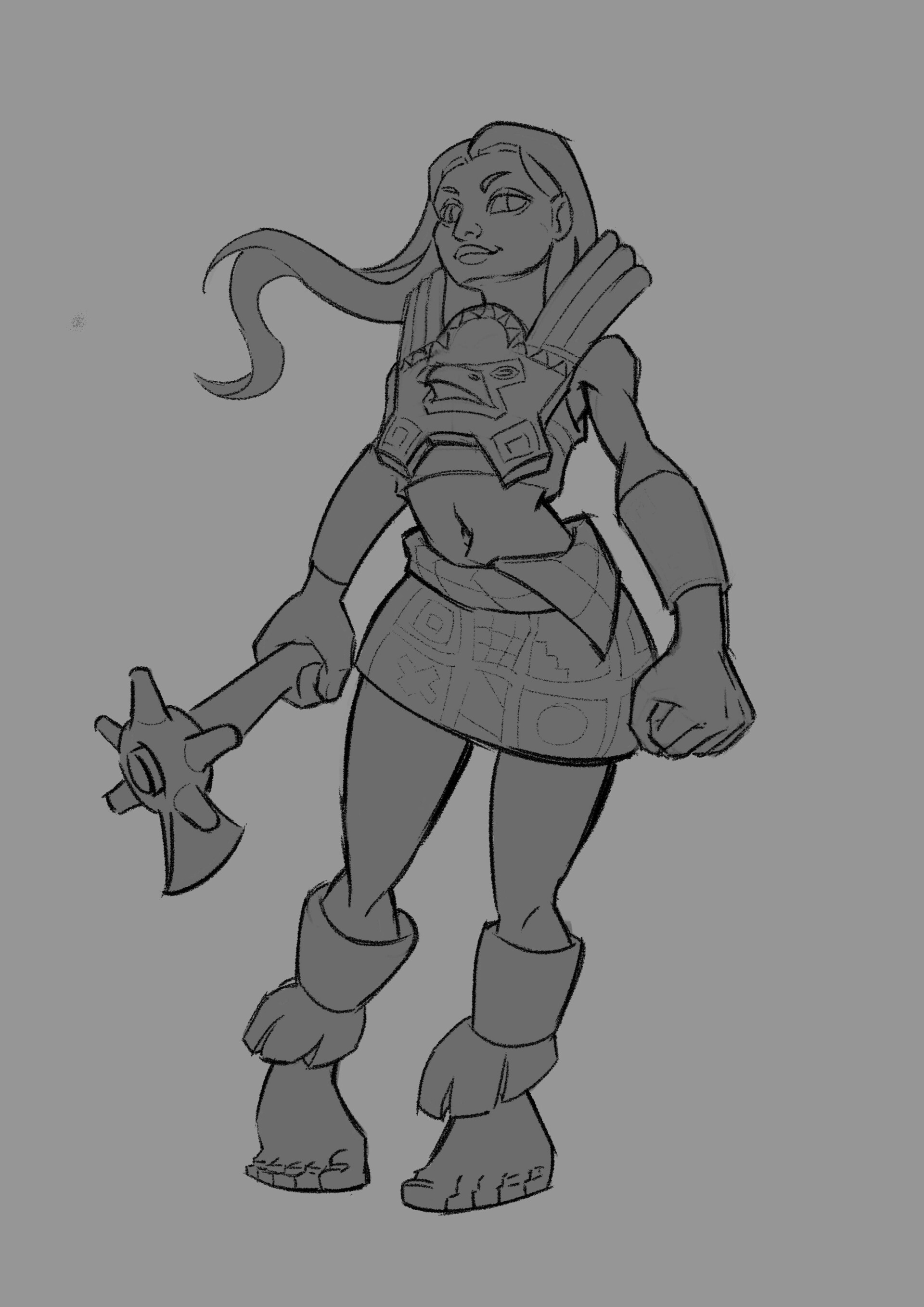 inca warrior coloring pages