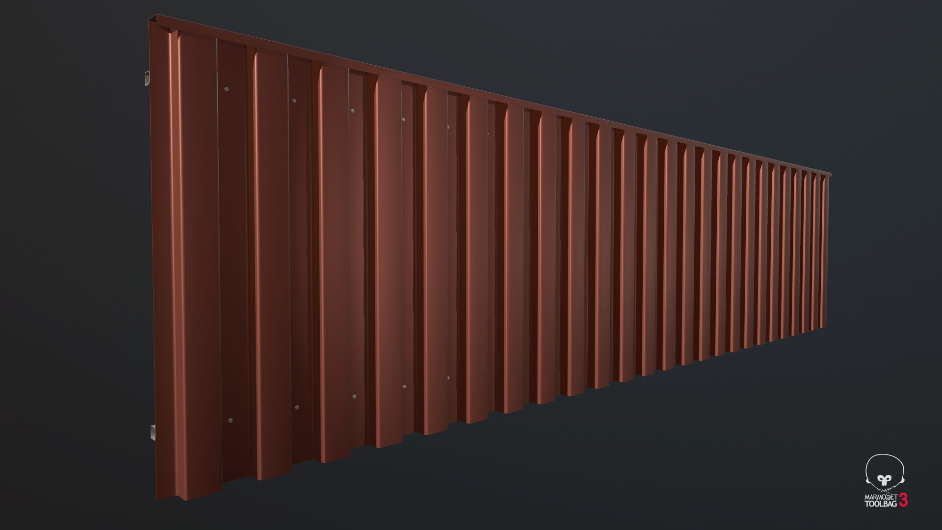 ArtStation - Metal Fence - Props