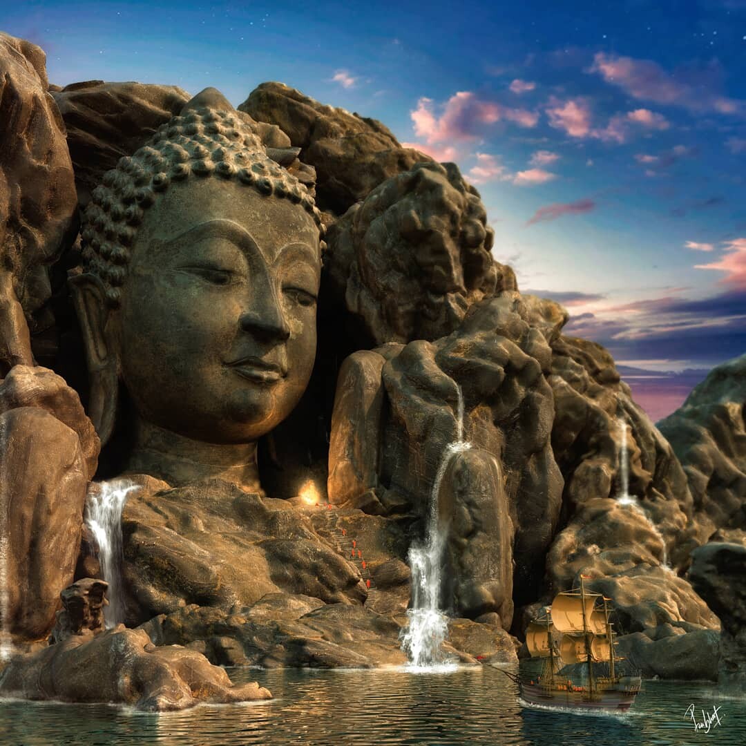 ArtStation - CGI environment "a place of earth where you find peace"