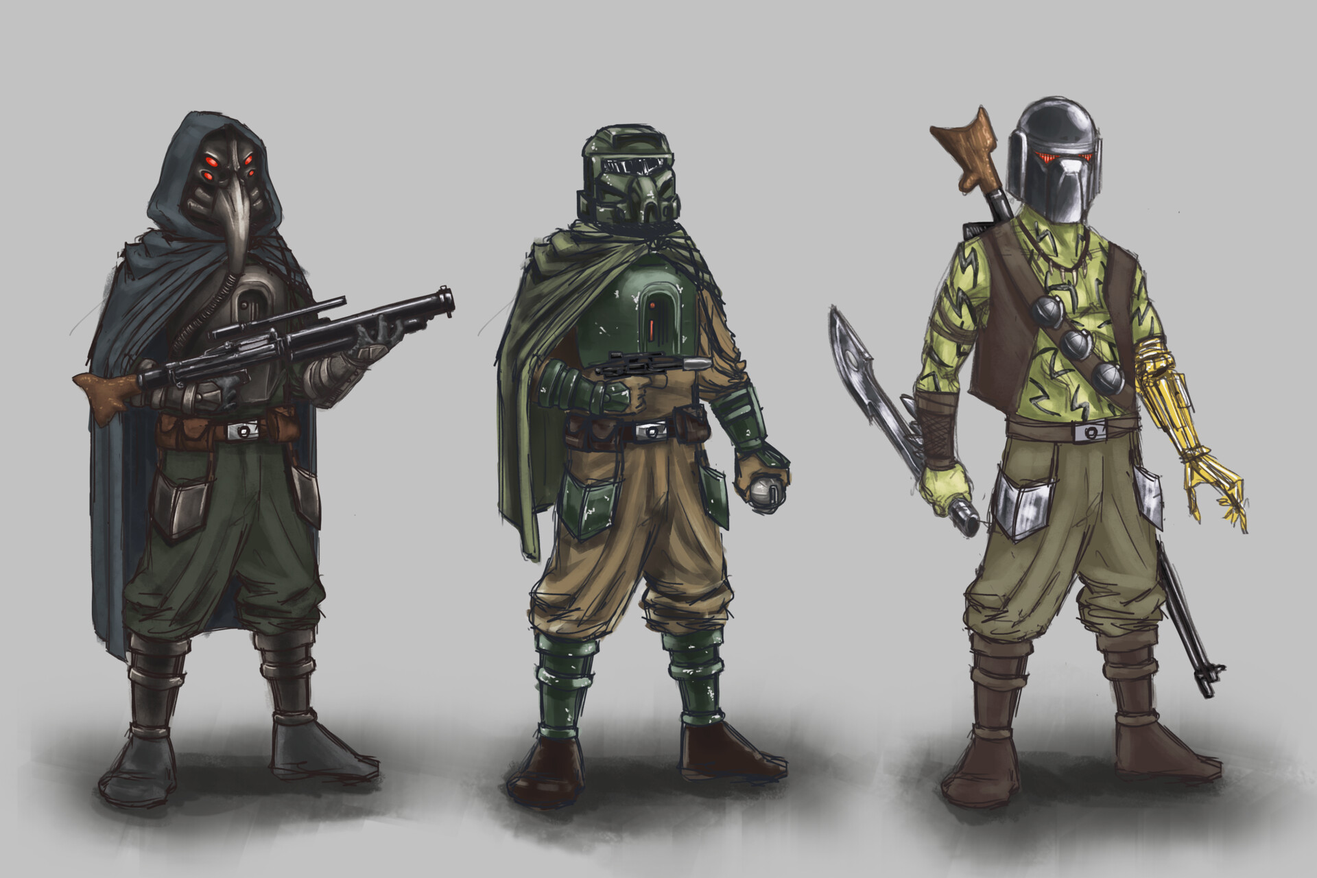 ArtStation - Bounty Hunters