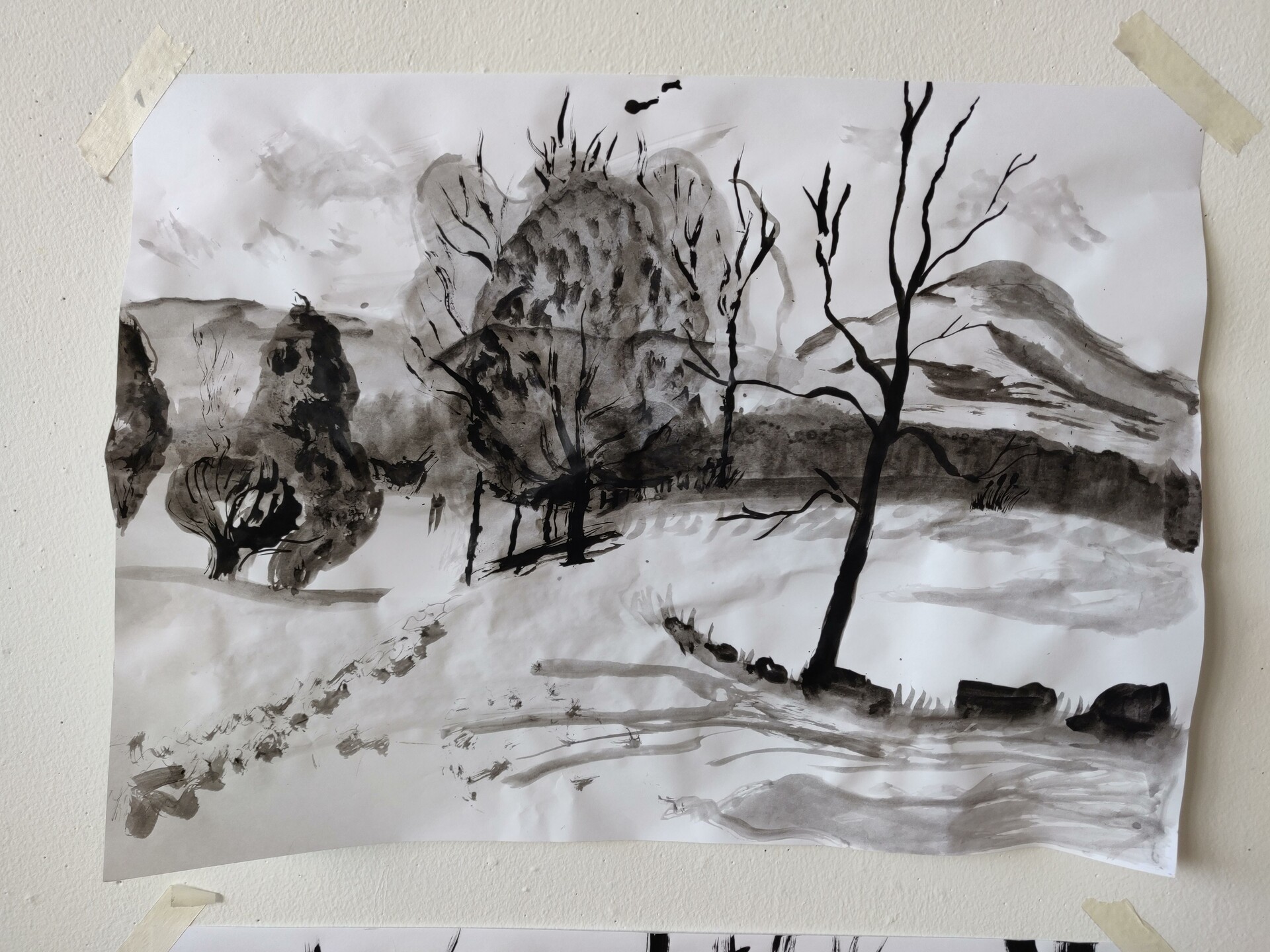 ArtStation - Ink Landscape #1