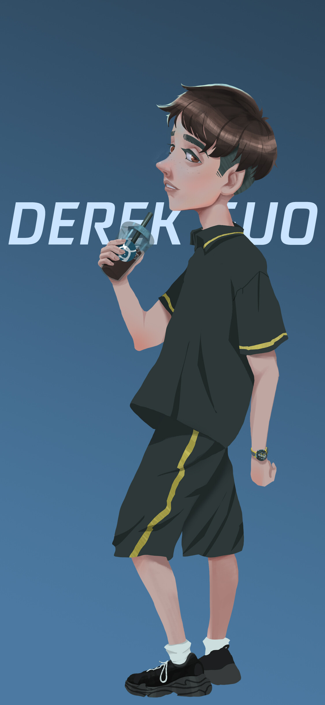 Emma Liang - 为同事们画屏保