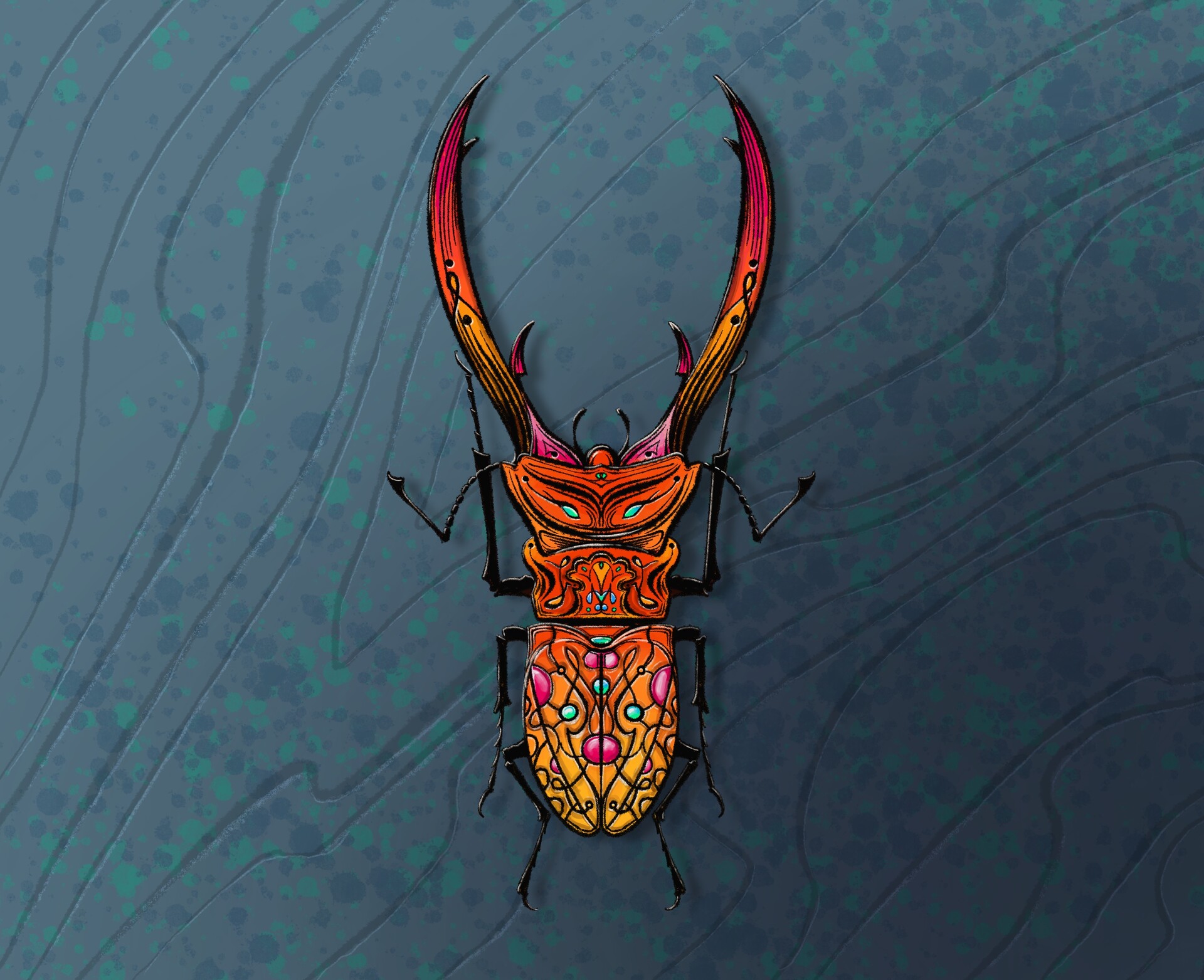 ArtStation - Jeweled Beetle