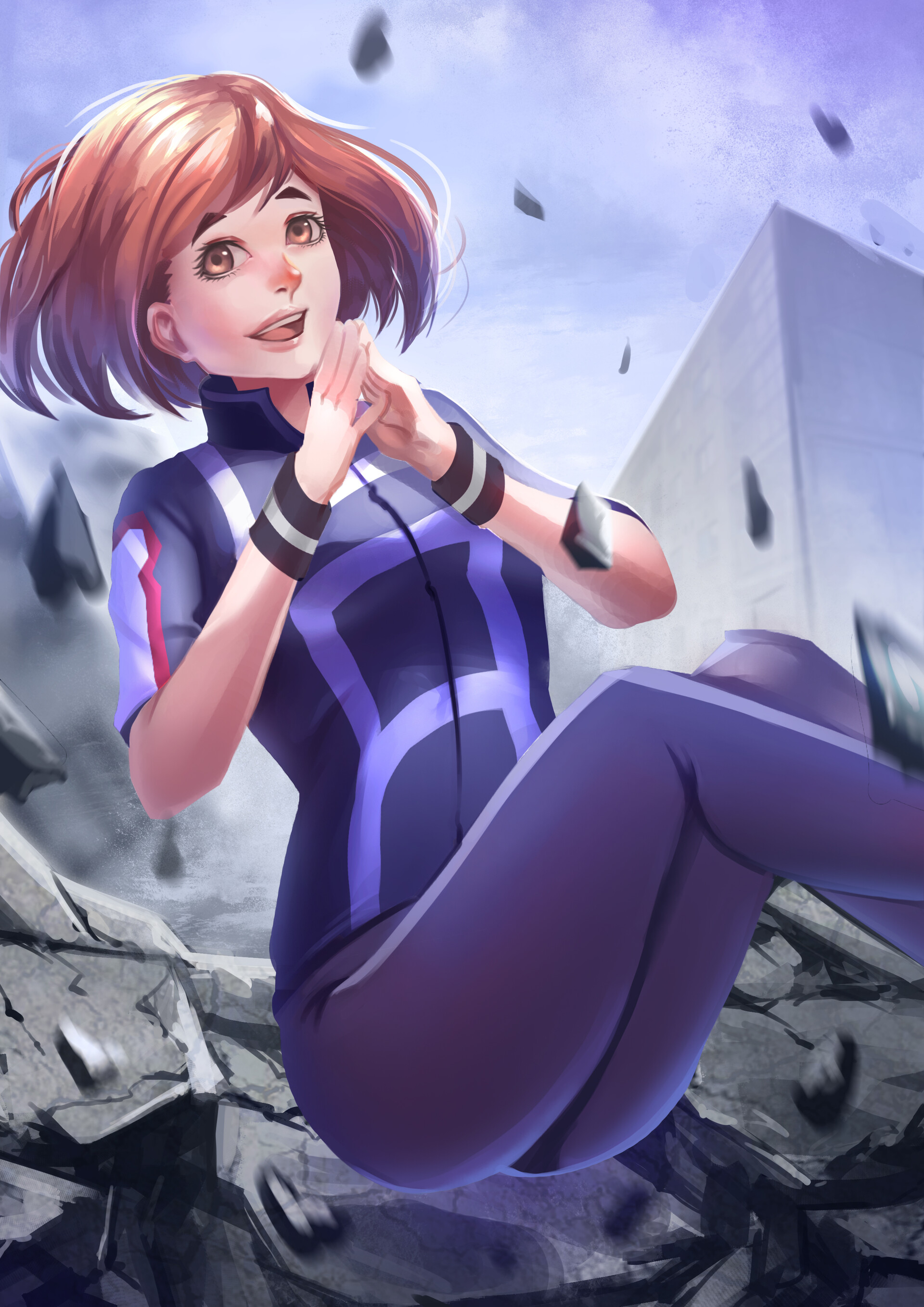 ArtStation - Boku No Hero Uraraka Fanart