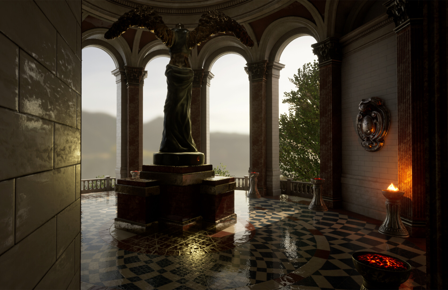 ArtStation - Sun Temple - Lighting Exercise