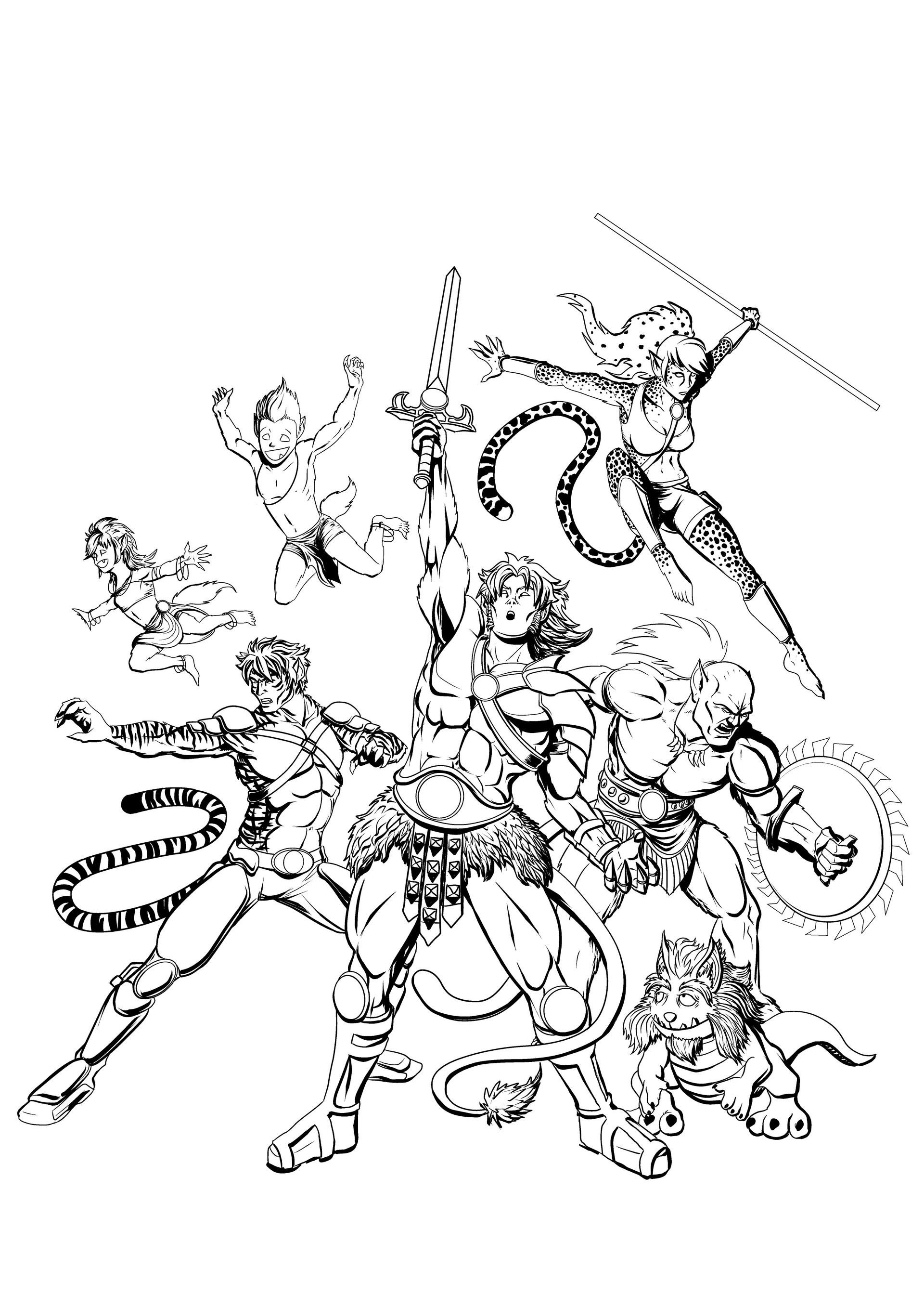 thundercats coloring pages printable
