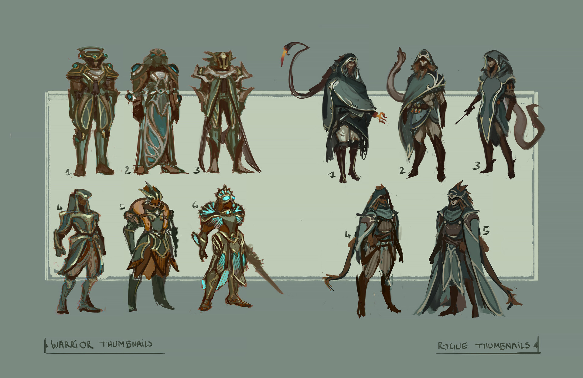 Alexandre Coadou - Fantasy Sea Elves, RPG trio