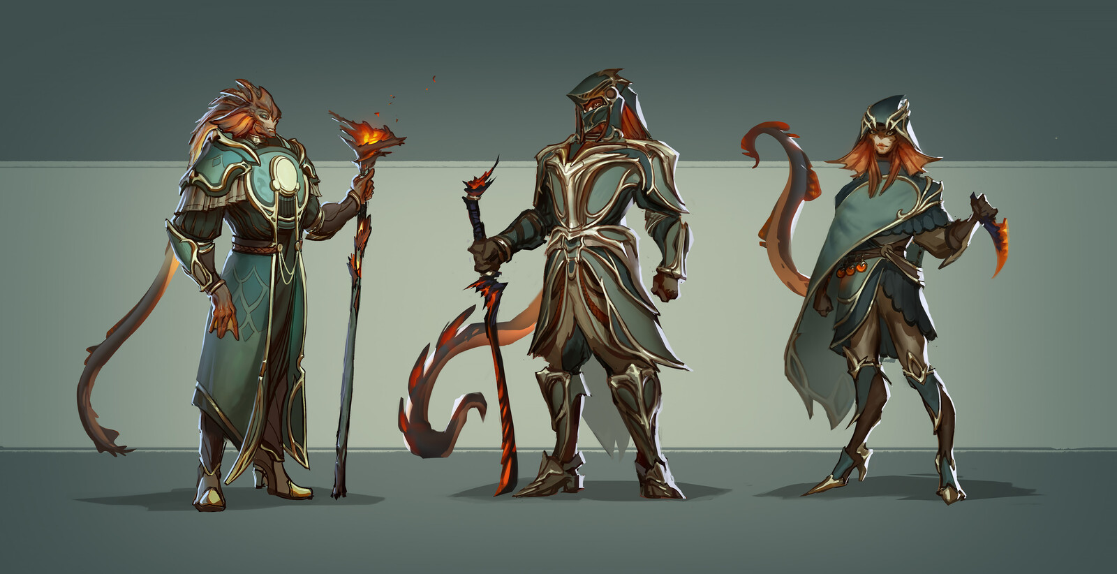 Alexandre Coadou - Fantasy Sea Elves, RPG trio