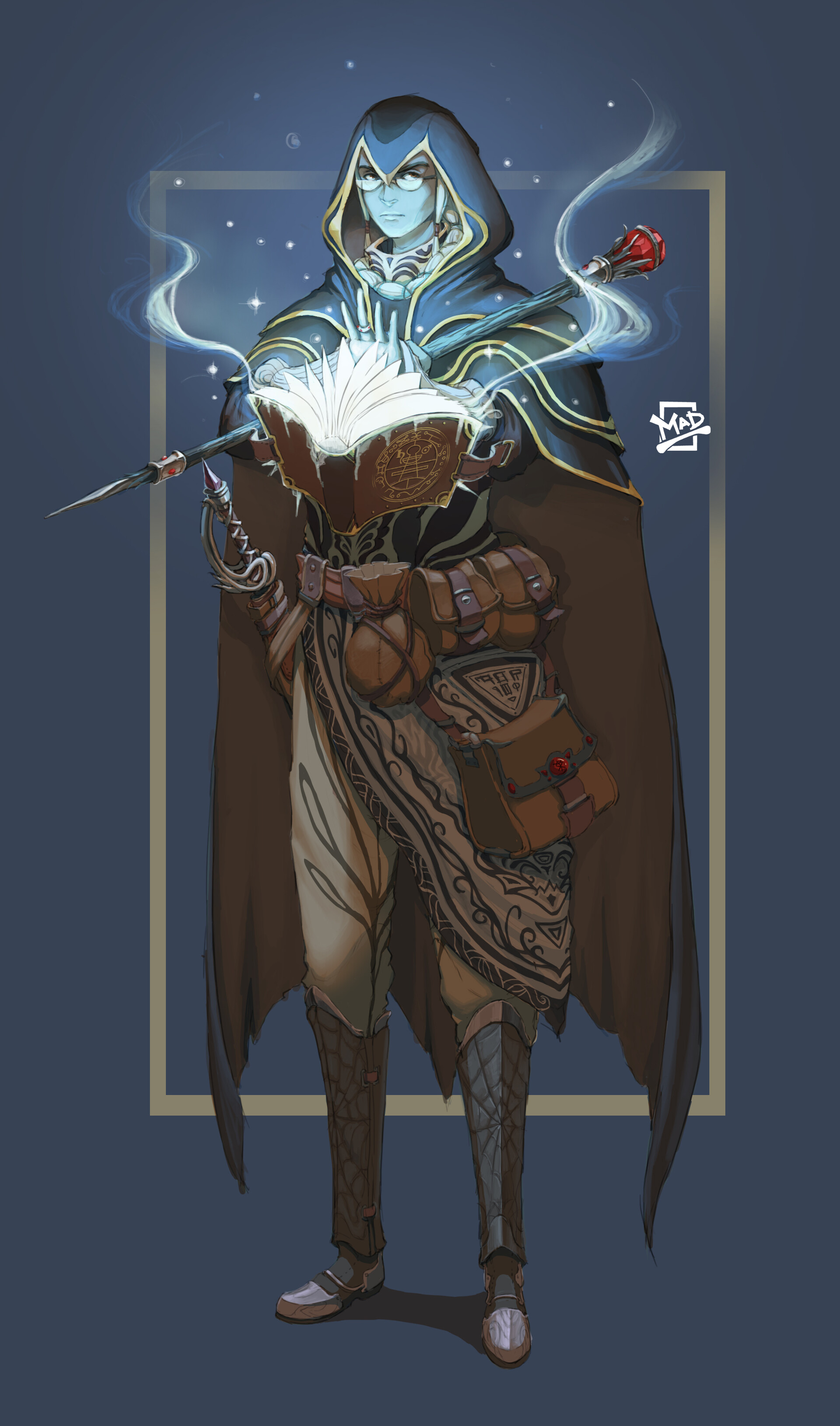 ArtStation - Drow Wizard (Commissioned)