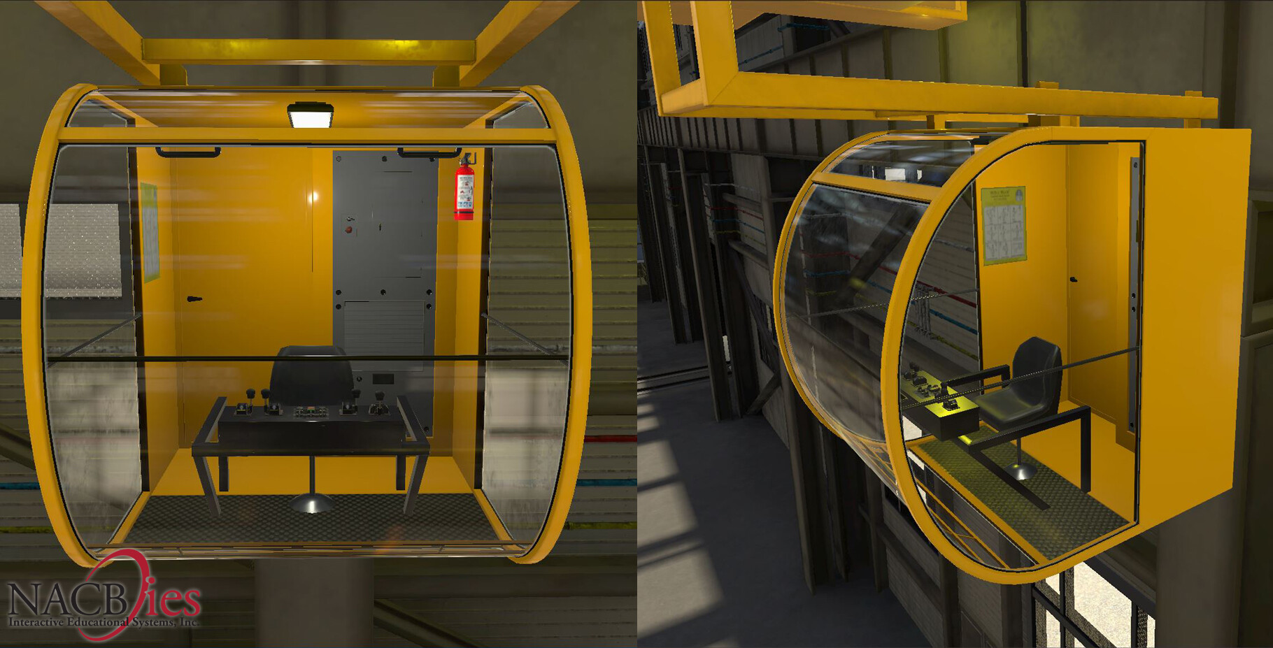 Christopher B Wall - Round Overhead Crane Cab