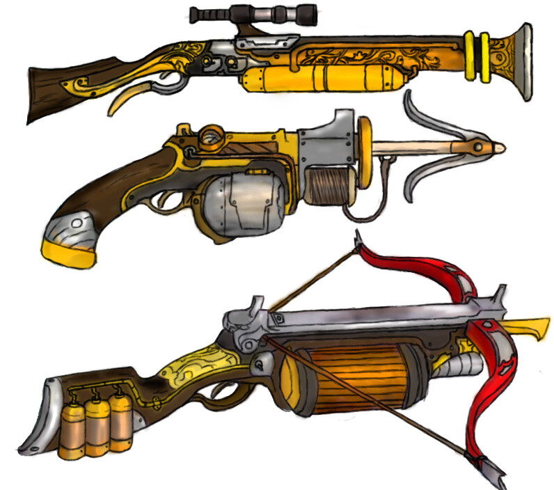 Steampunk Weapons