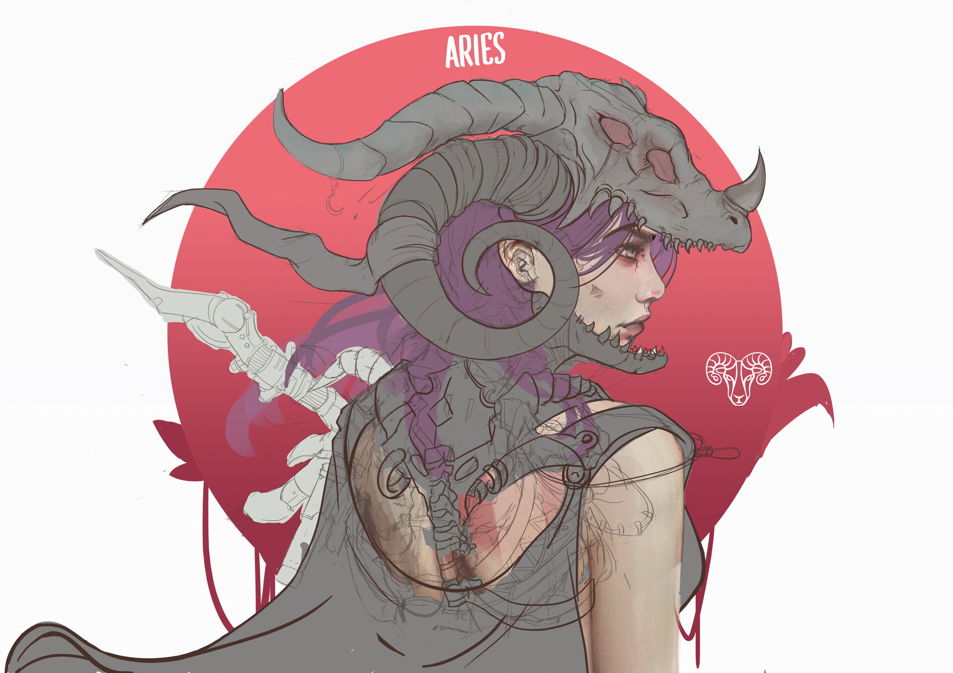 ArtStation - Dragoon (sideview)