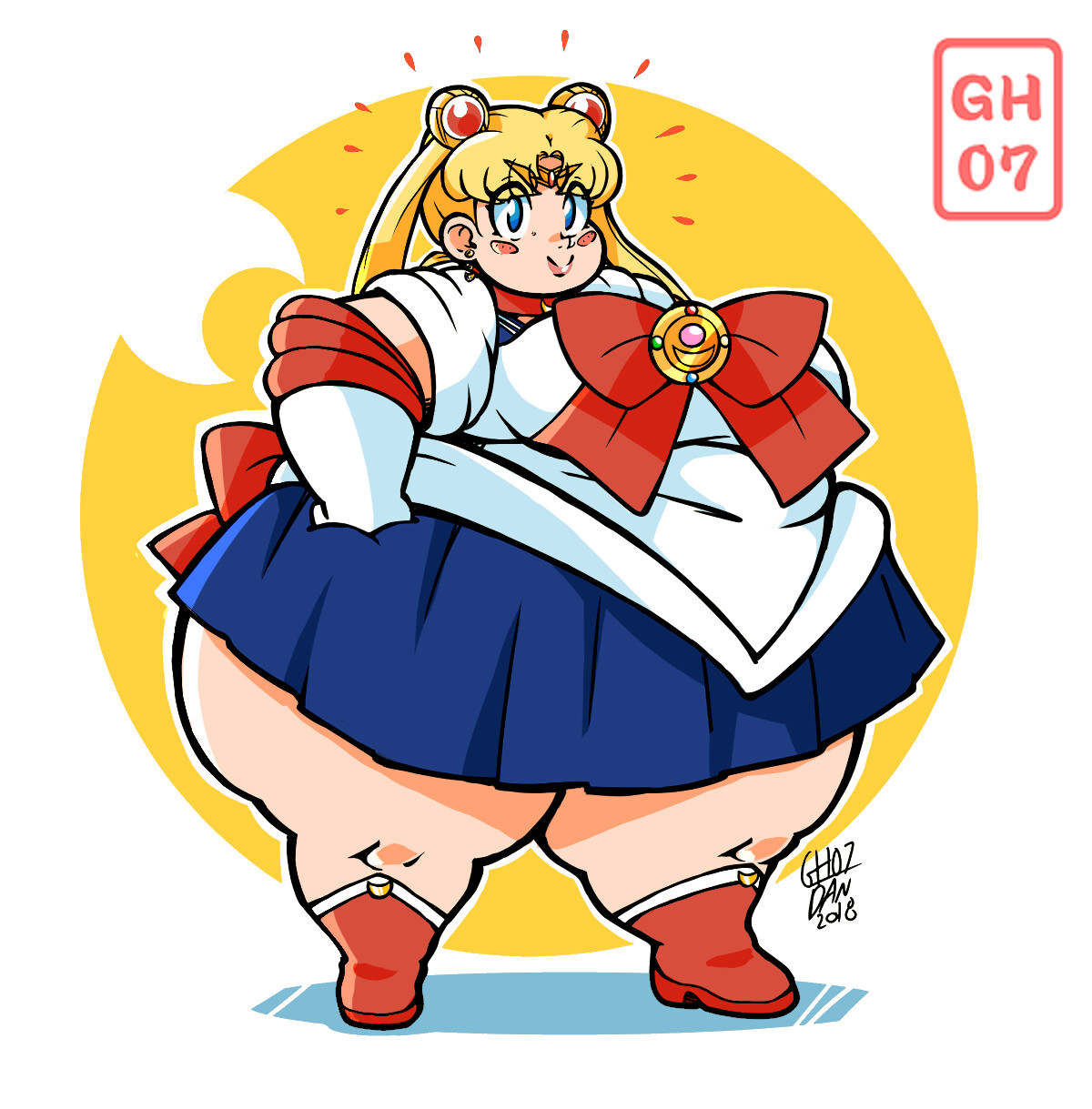 ArtStation - Chunky Sailor Moon