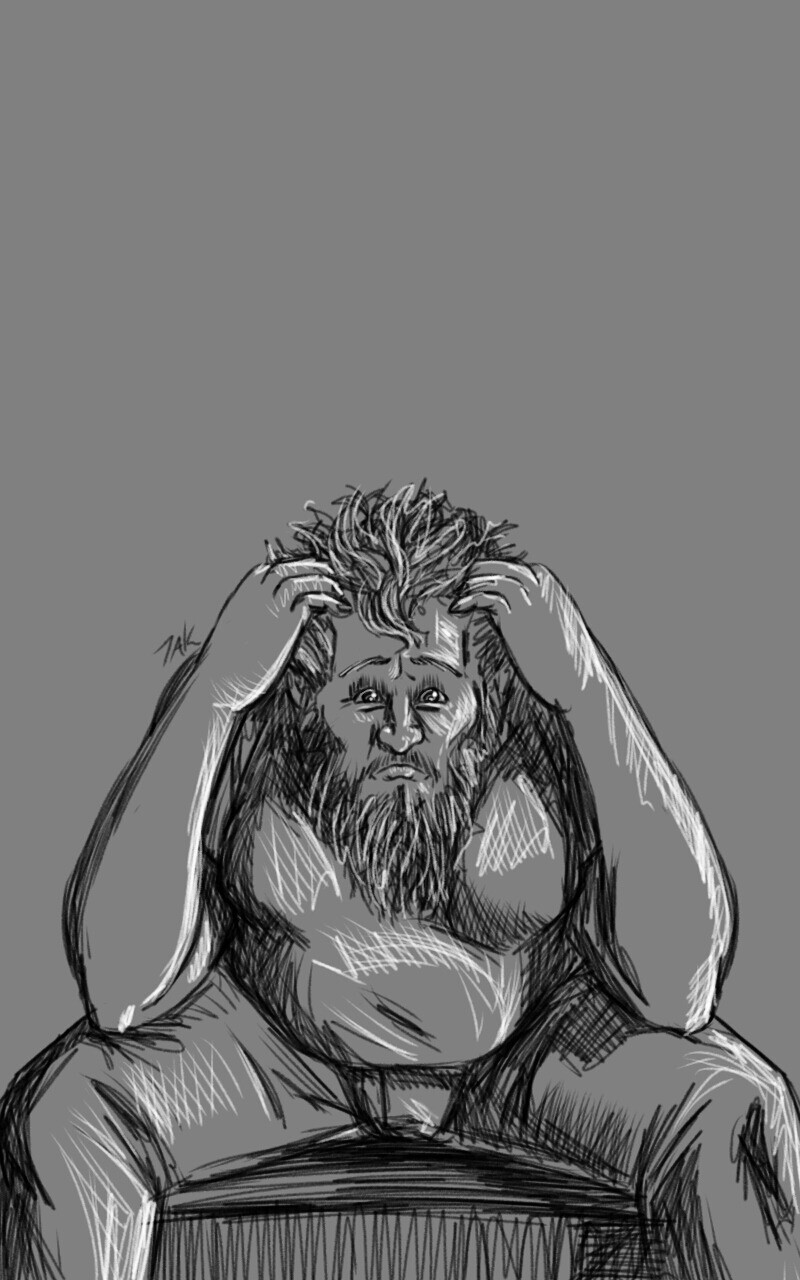 ArtStation - Daily Sketch: The Ignored One