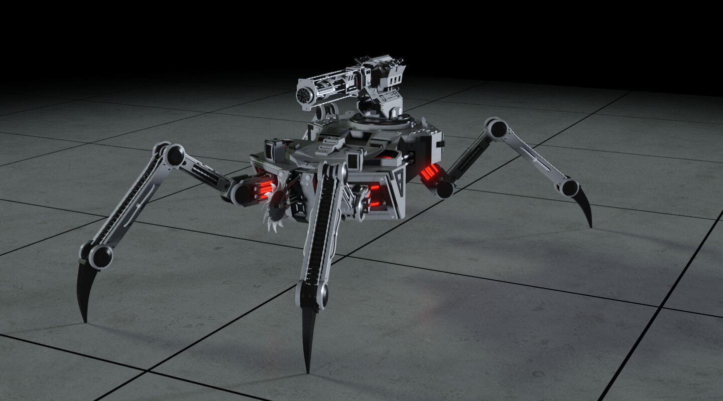 ArtStation - Spiderbot personal project