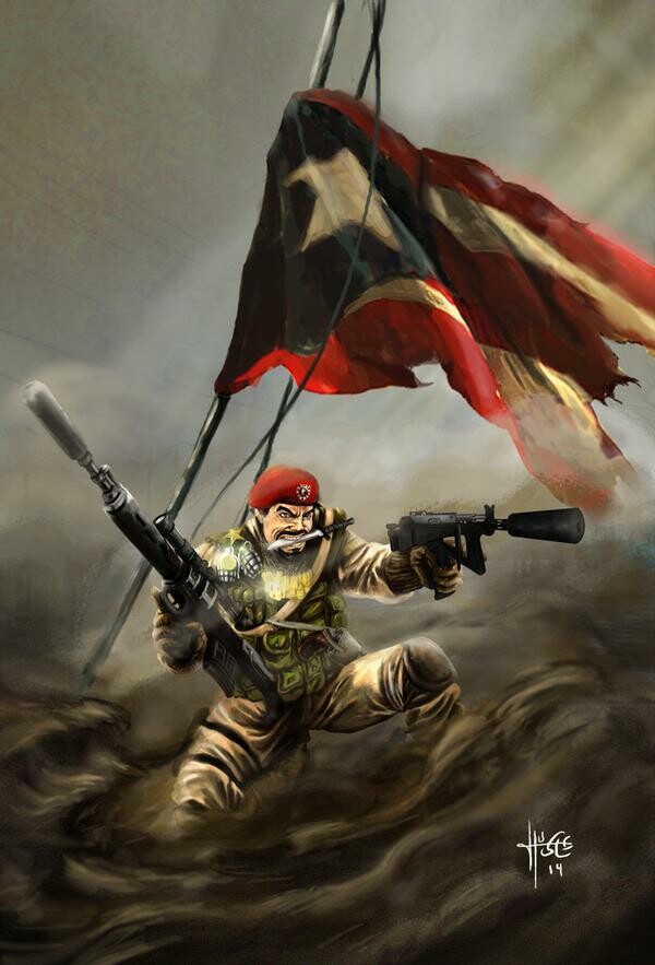ArtStation - Puerto Rican Soldier