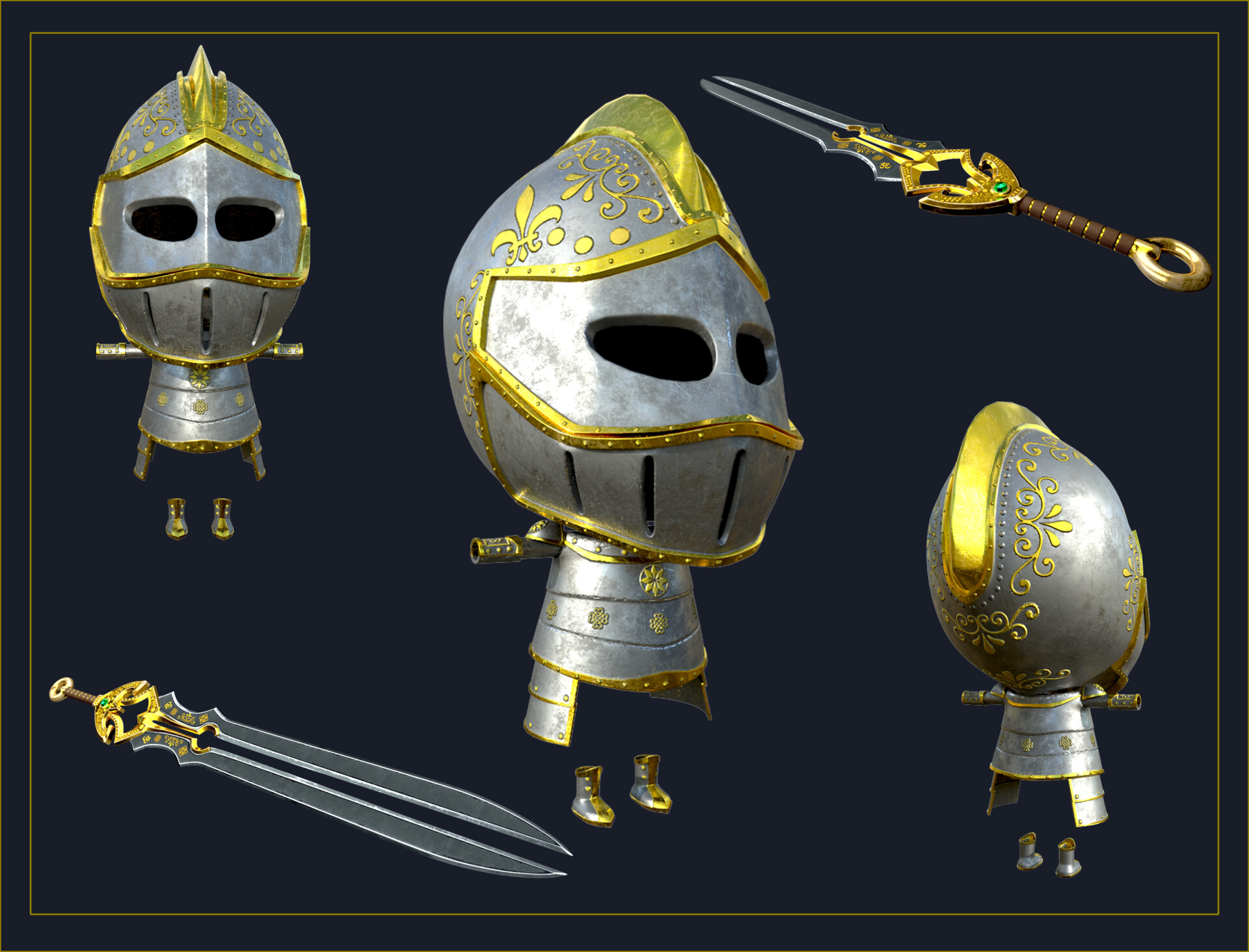 ArtStation - Knight Armor