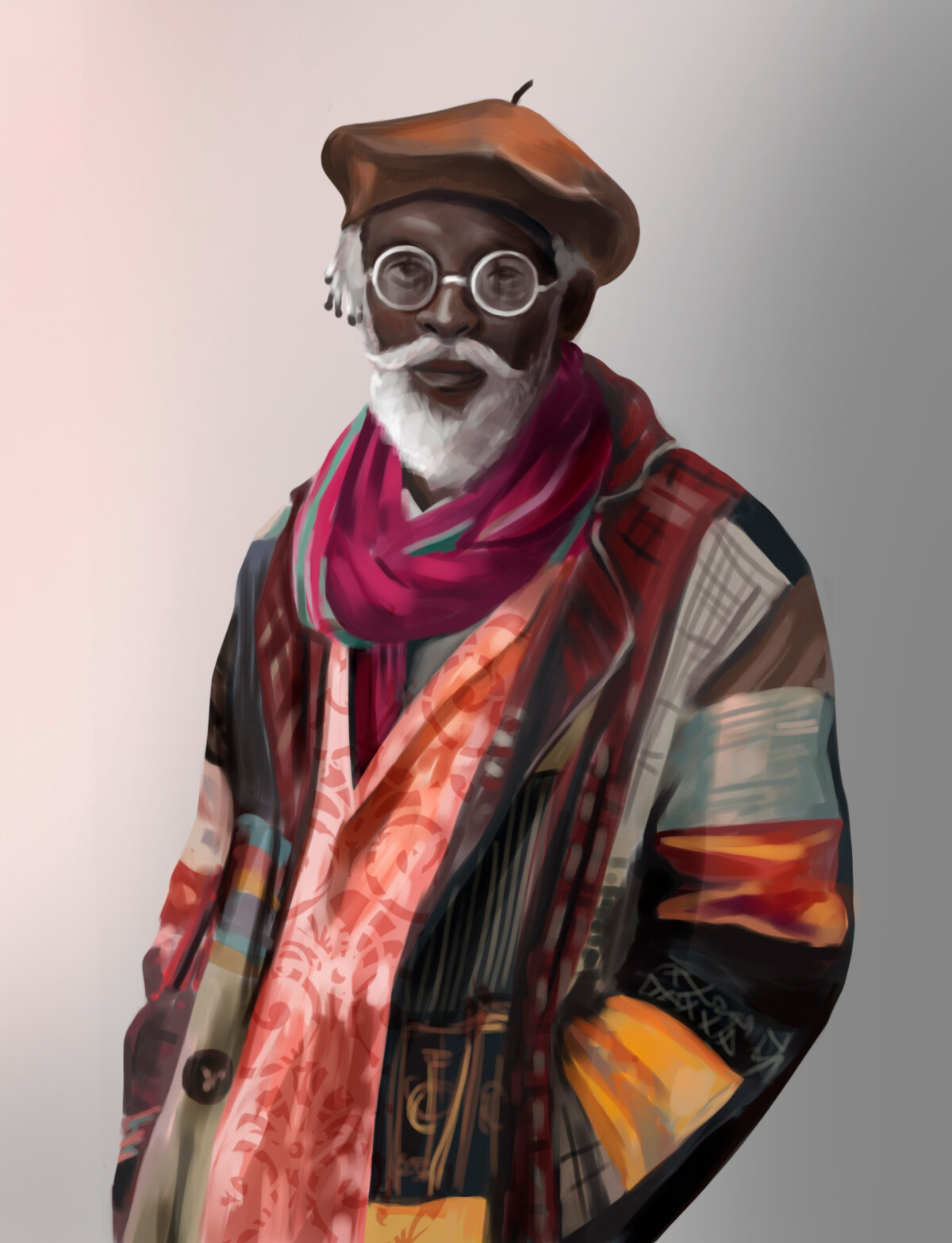 ArtStation - Stylish old man