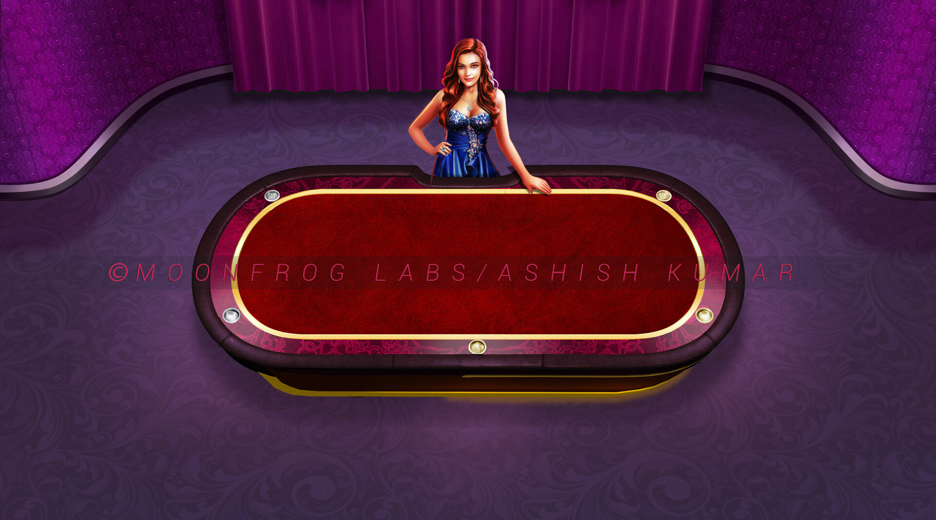 ArtStation - casino game table