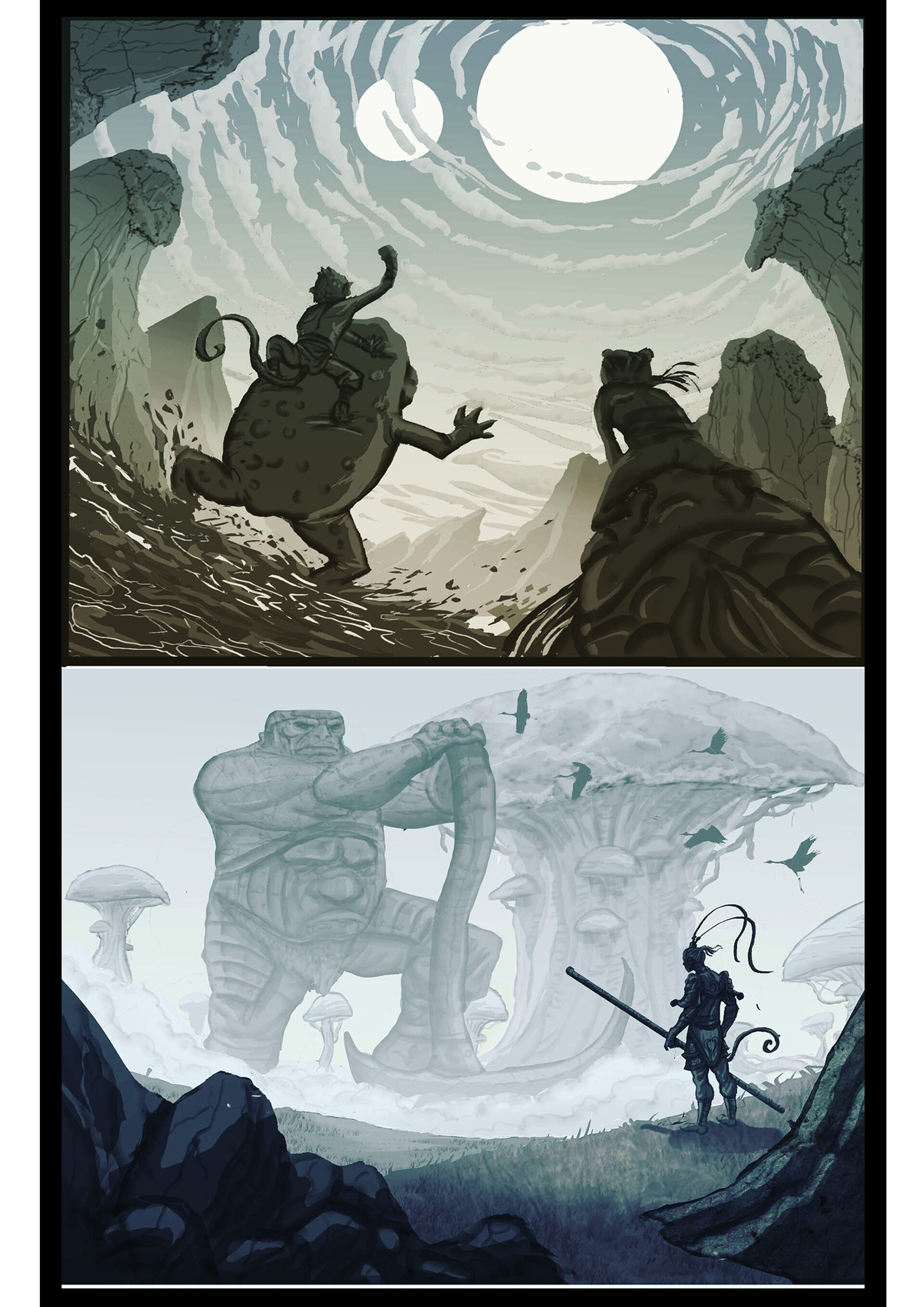 ArtStation - wukong comic concepts