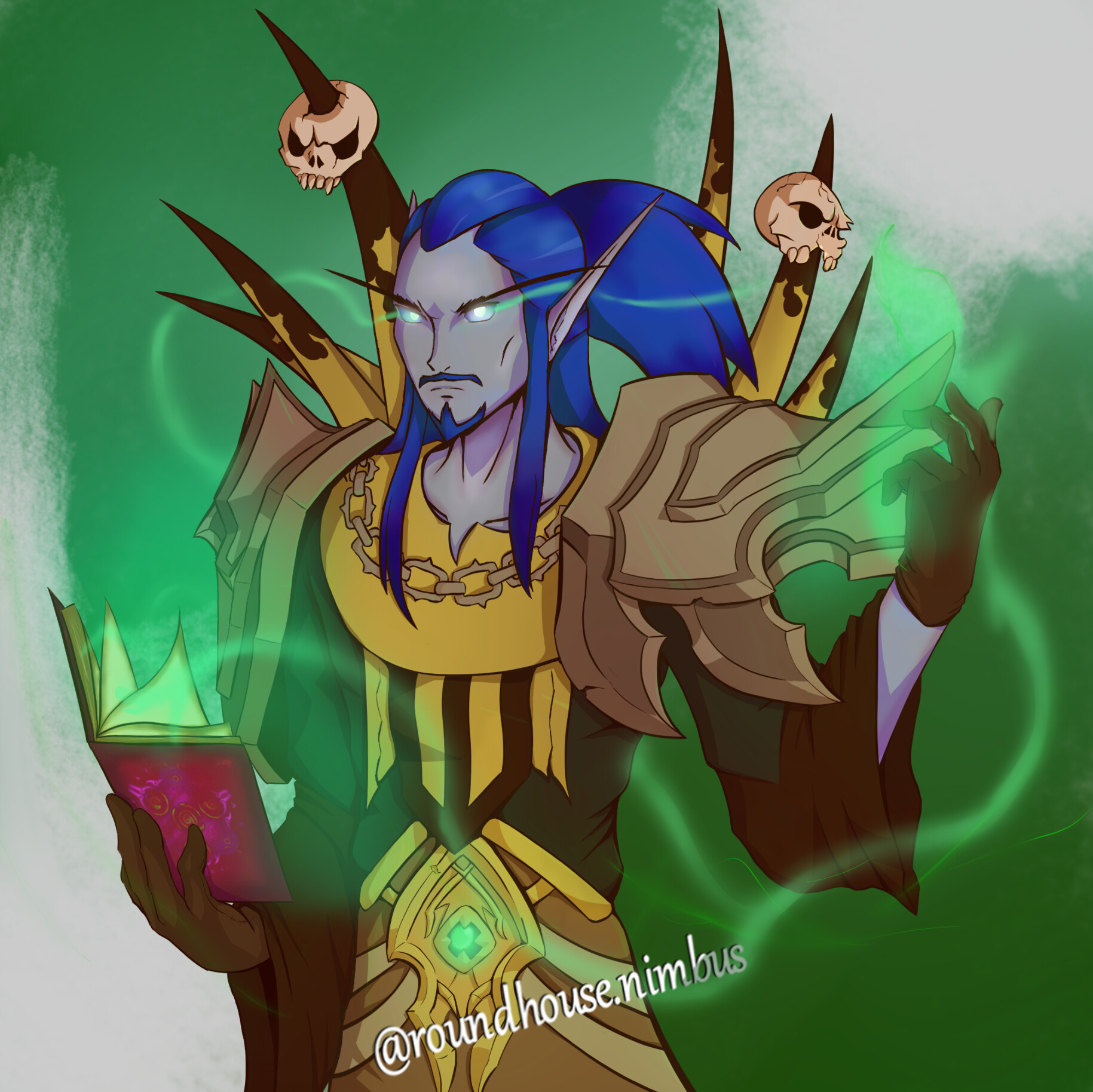 ArtStation - Another Void Elf Comm