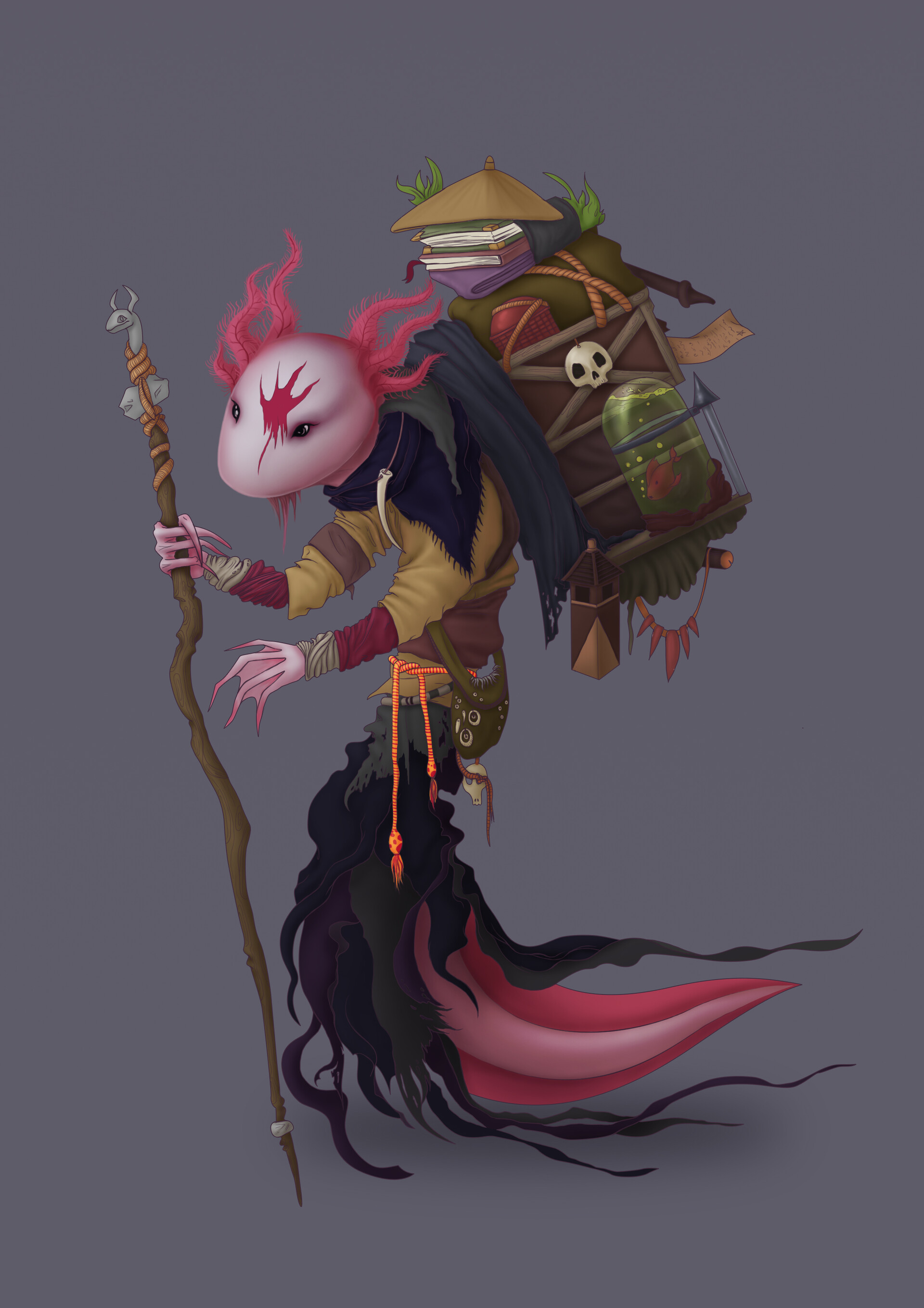 ArtStation - Axolotl Adventurer