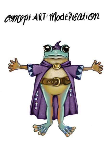 Joelle Pigeon - Gilbert the magic frog