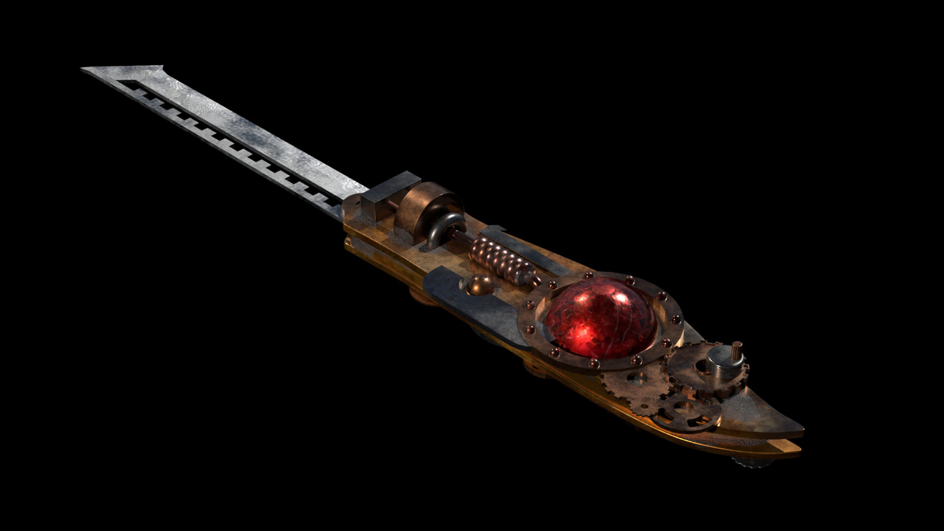 ArtStation - Steampunk Dagger