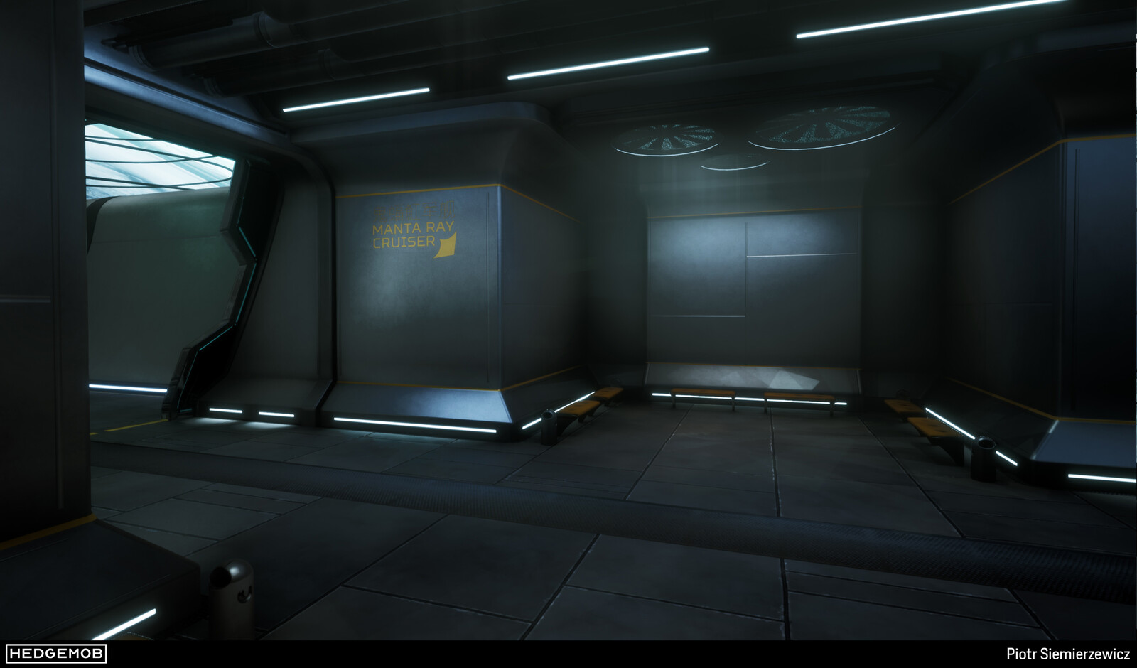 Piotr Siemierzewicz - The Night Wanderer - High Sci-fi Training Room