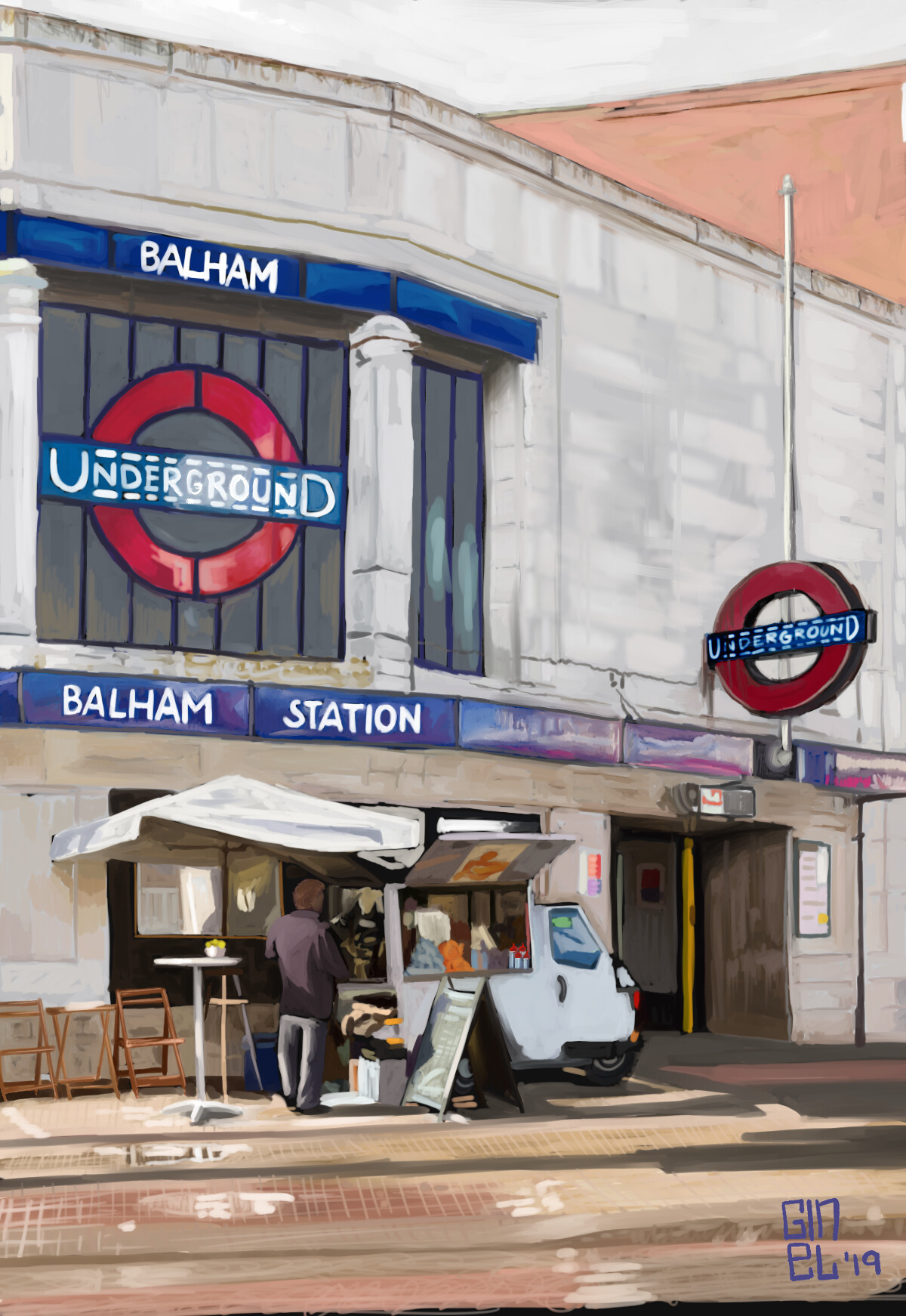 ArtStation - Balham station, London