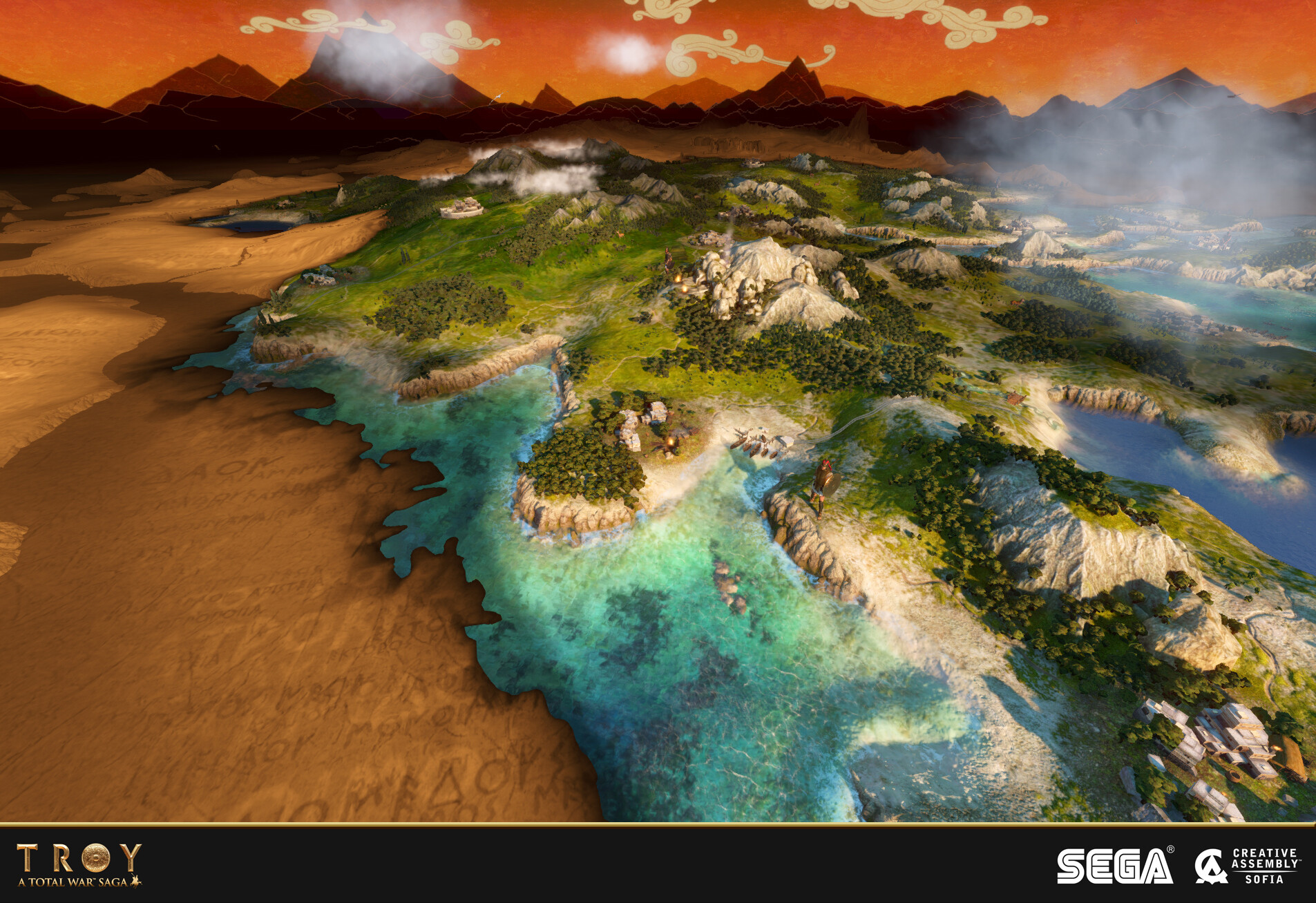 Creative Assembly - Total War: Troy - Environment Artwork from 2019