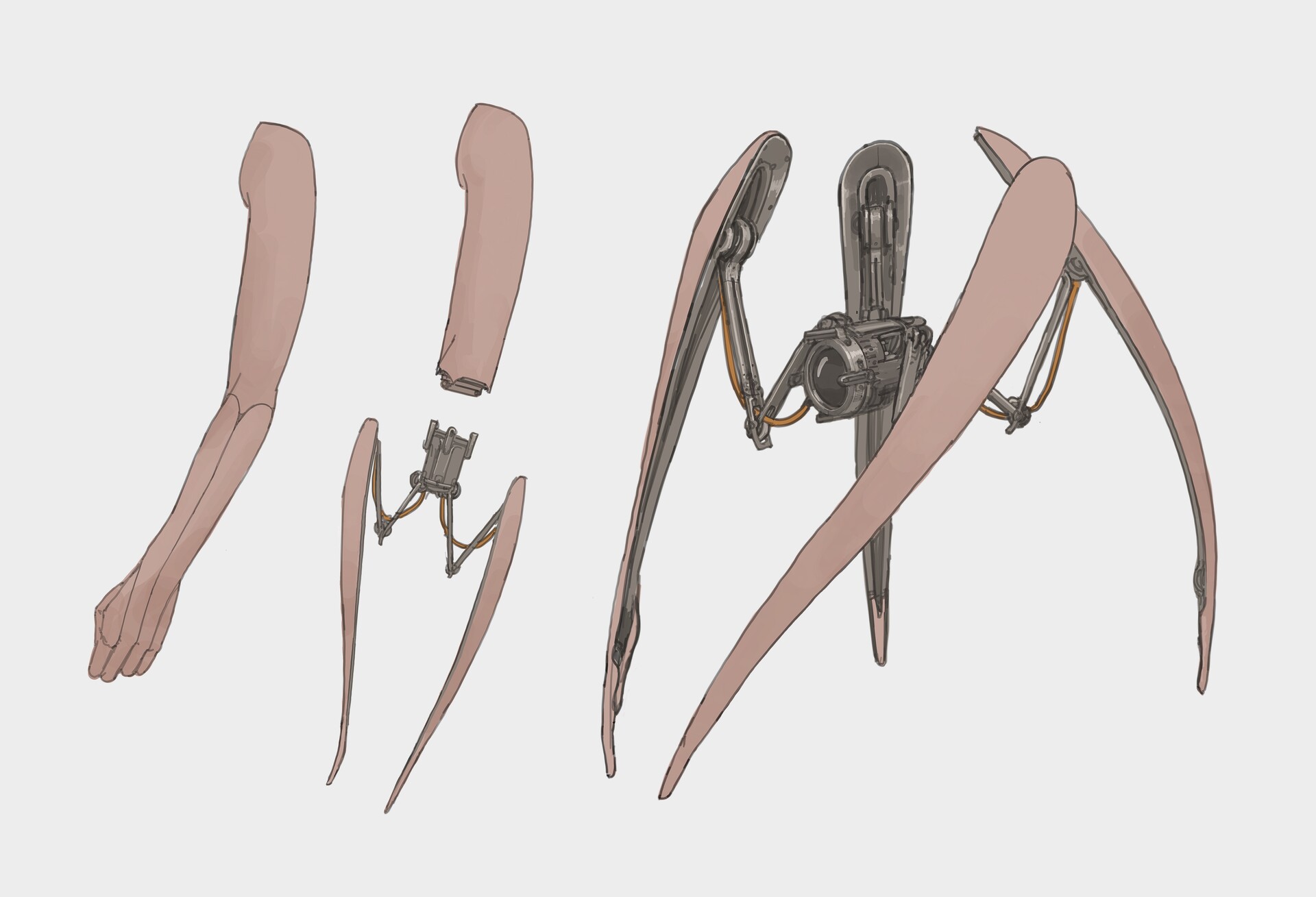 ArtStation - Cyborg arm robot