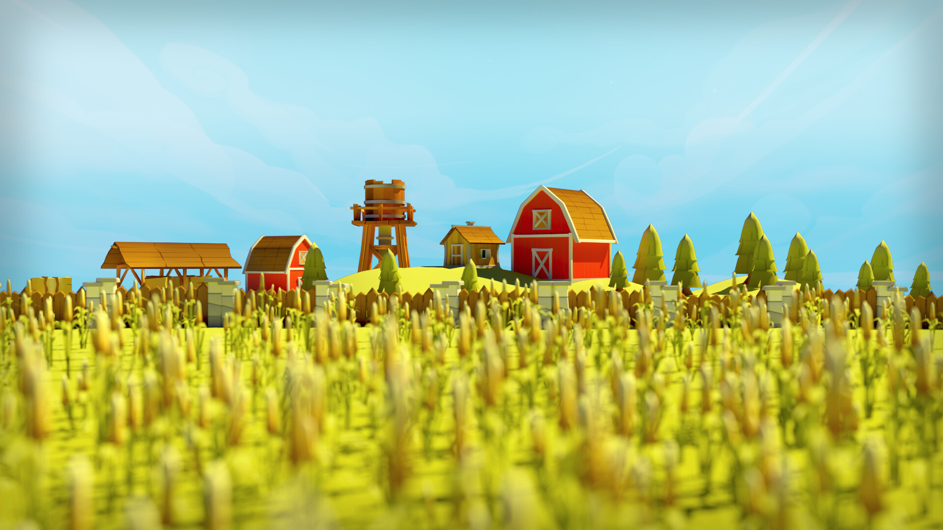 ArtStation - Stylized Farm