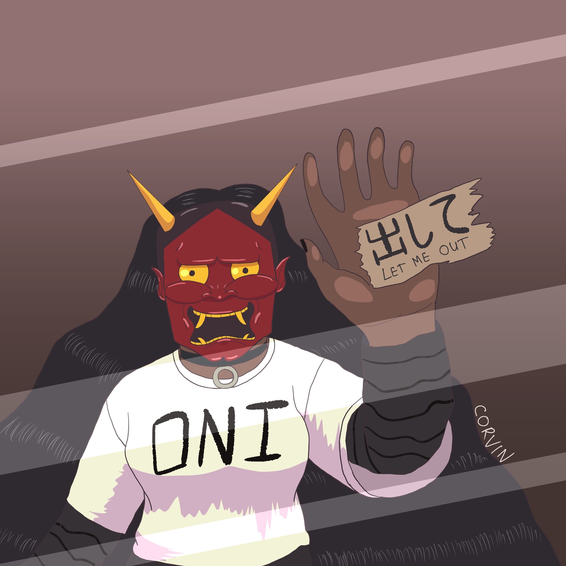 ArtStation - Trapped Oni