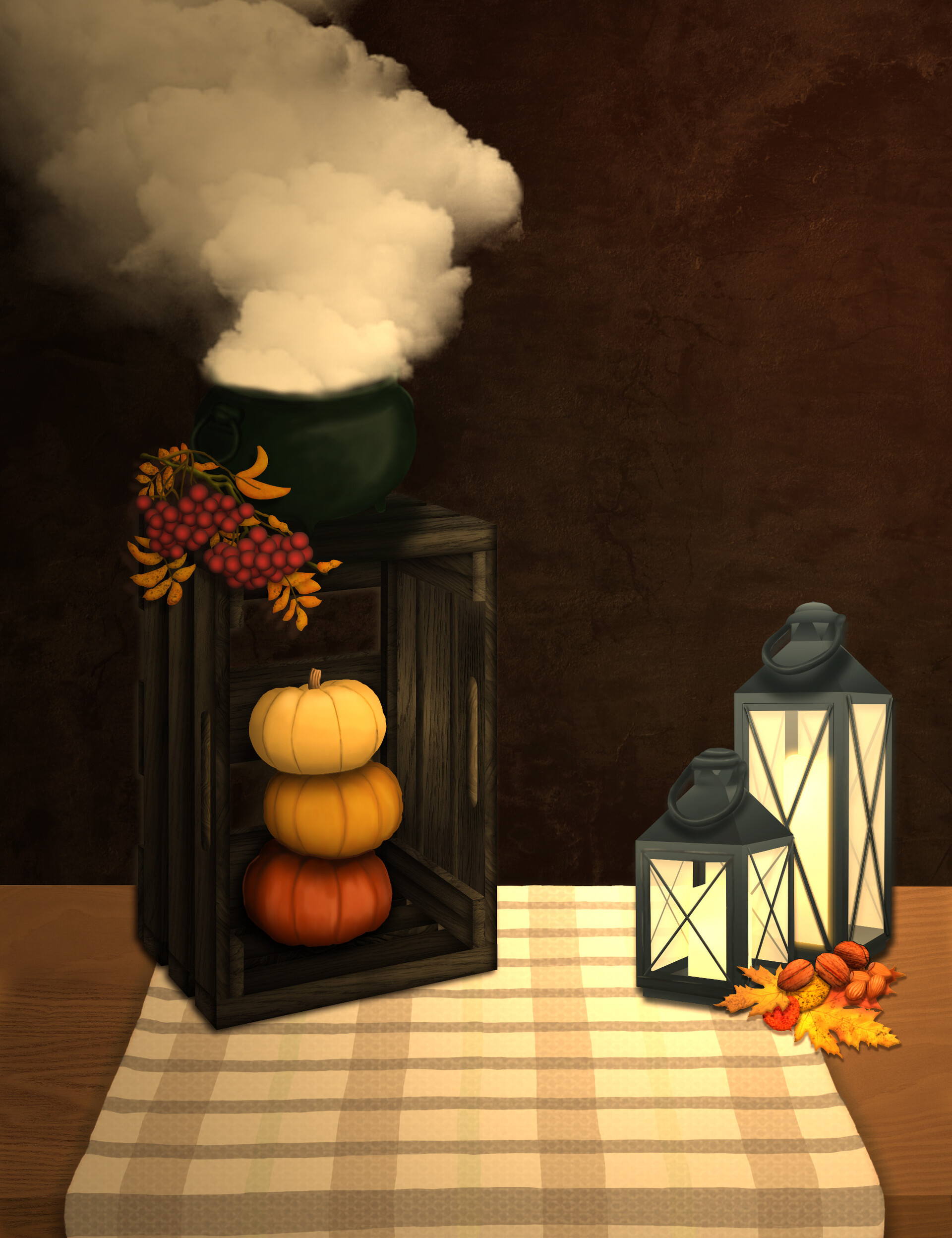 ArtStation - Autumn Still Life